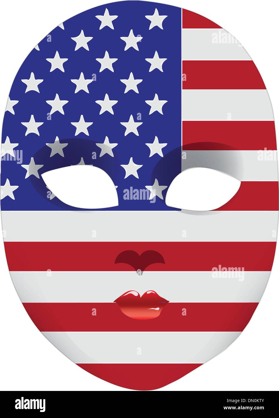 Flag mask Stock Vector Images - Alamy
