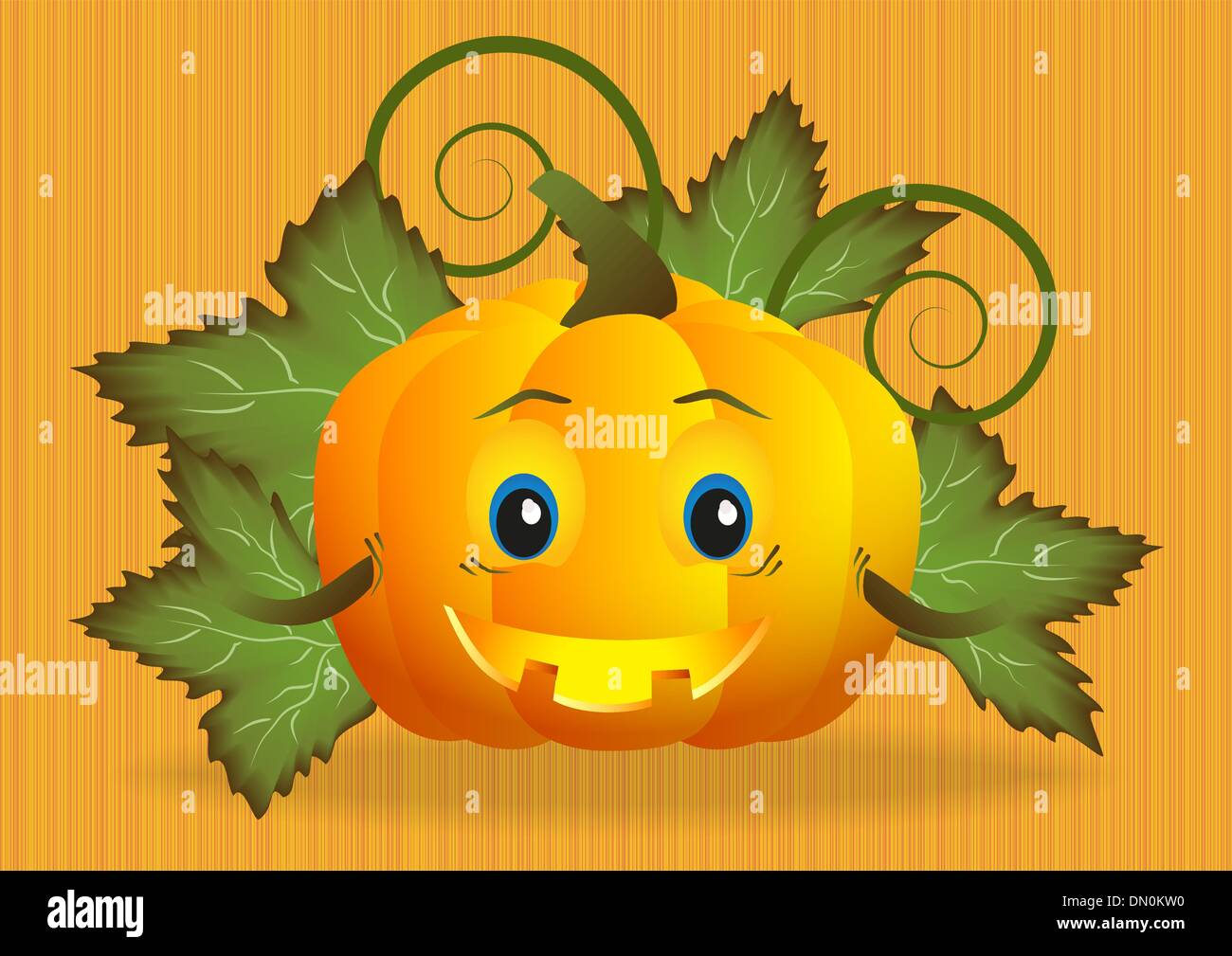 Funny pumpkin vector vectors hi-res stock photography and images - Alamy