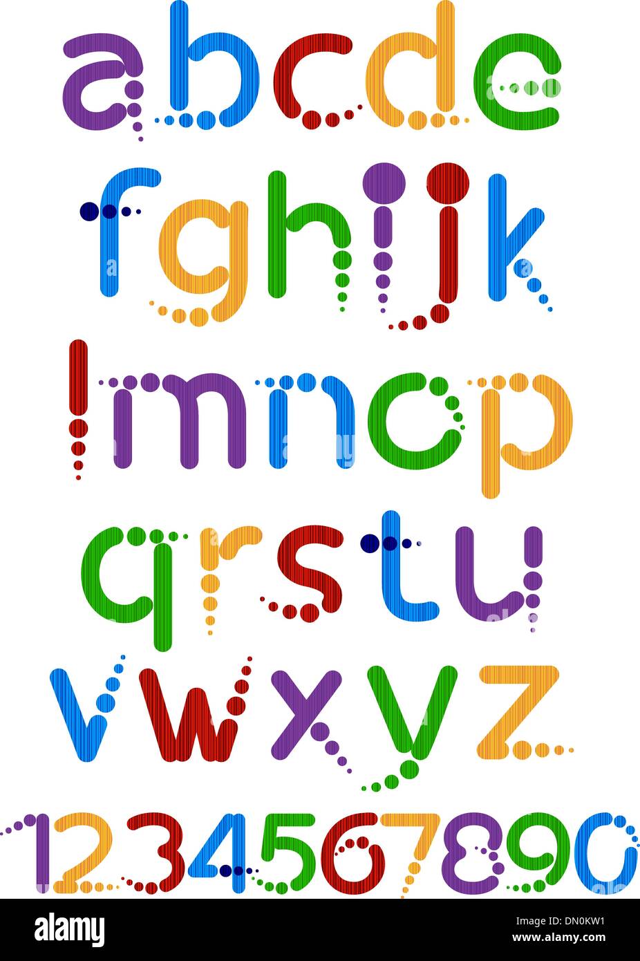 Reading and writing alphabet Stock Vector Images - Alamy