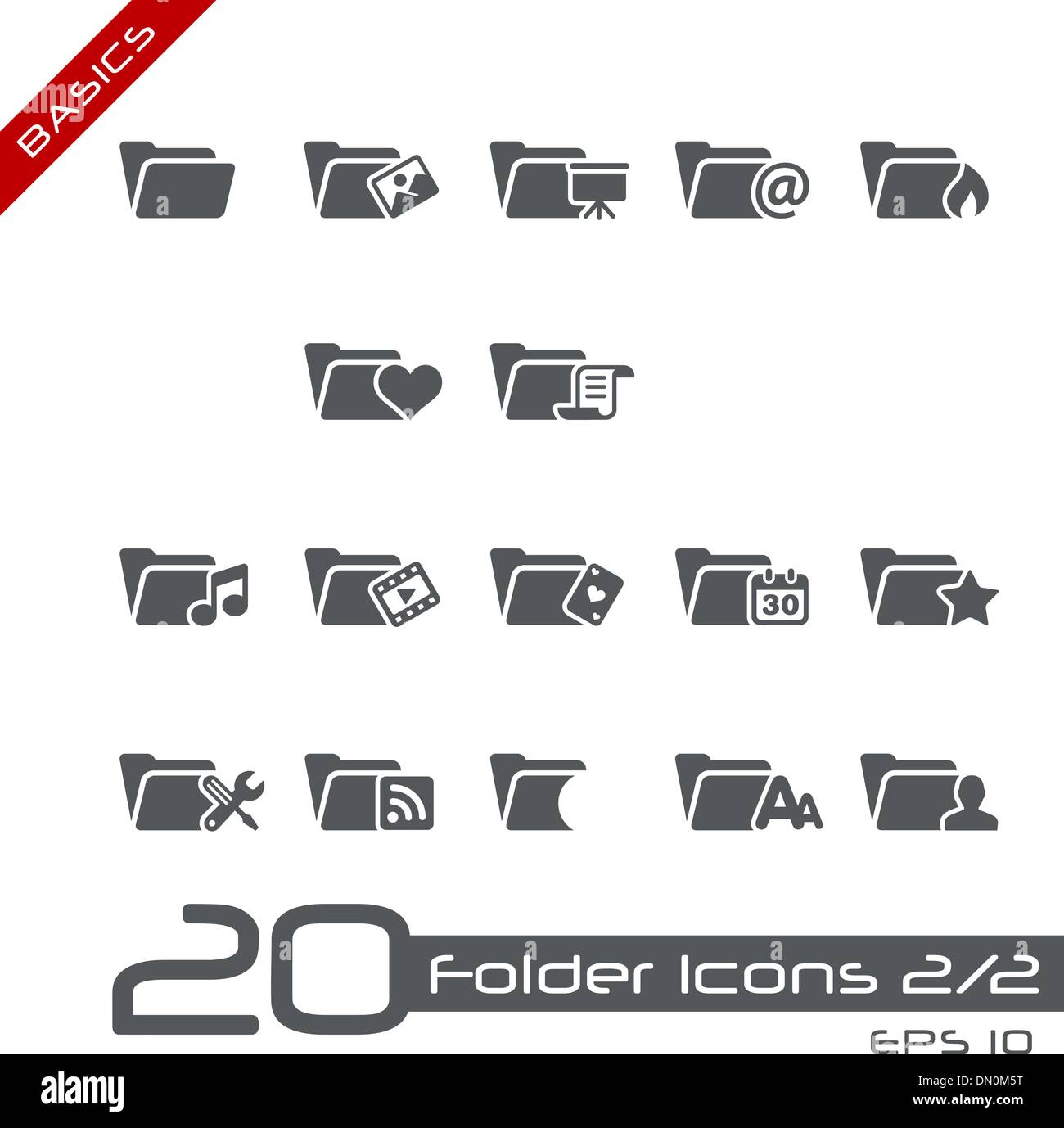 Charts folder icon hi-res stock photography and images - Alamy