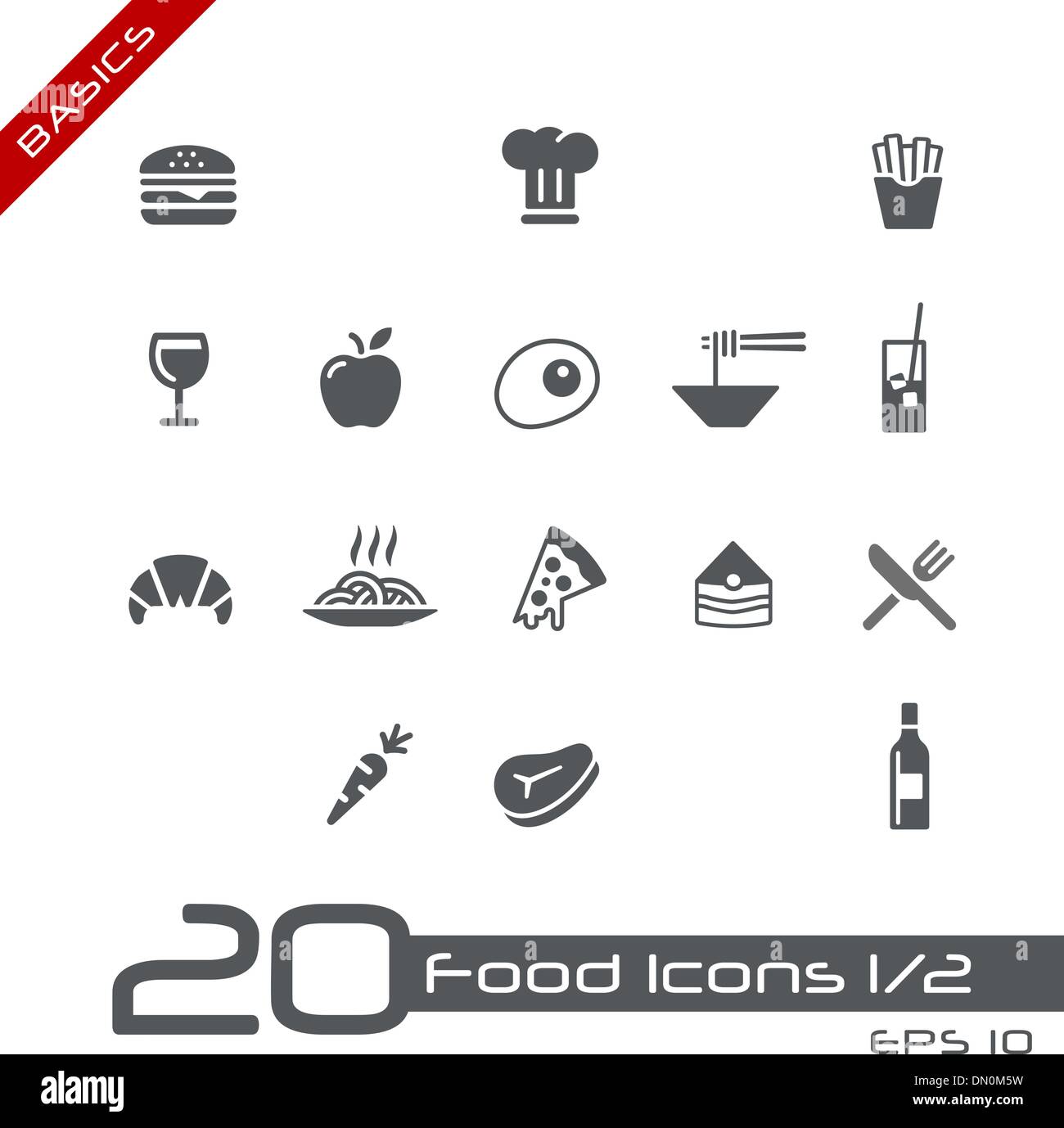 Pasta seafood italian food Stock Vector Images - Alamy