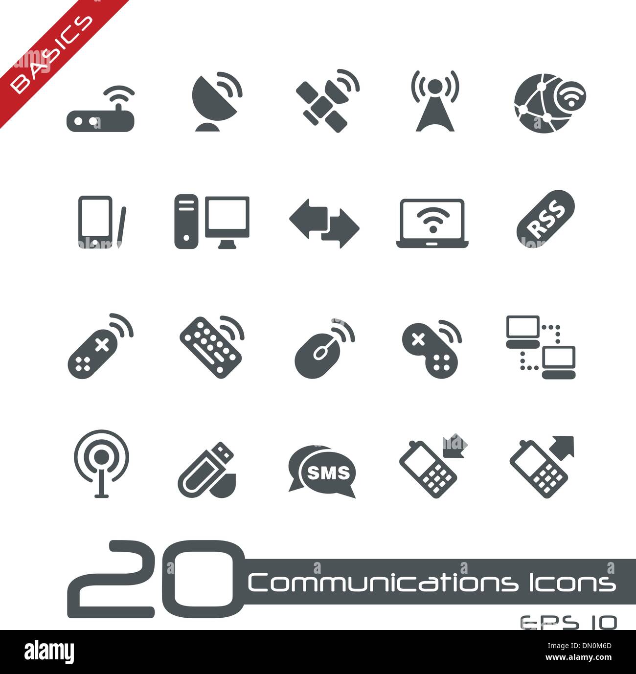 Radio communications equipment Cut Out Stock Images & Pictures - Alamy