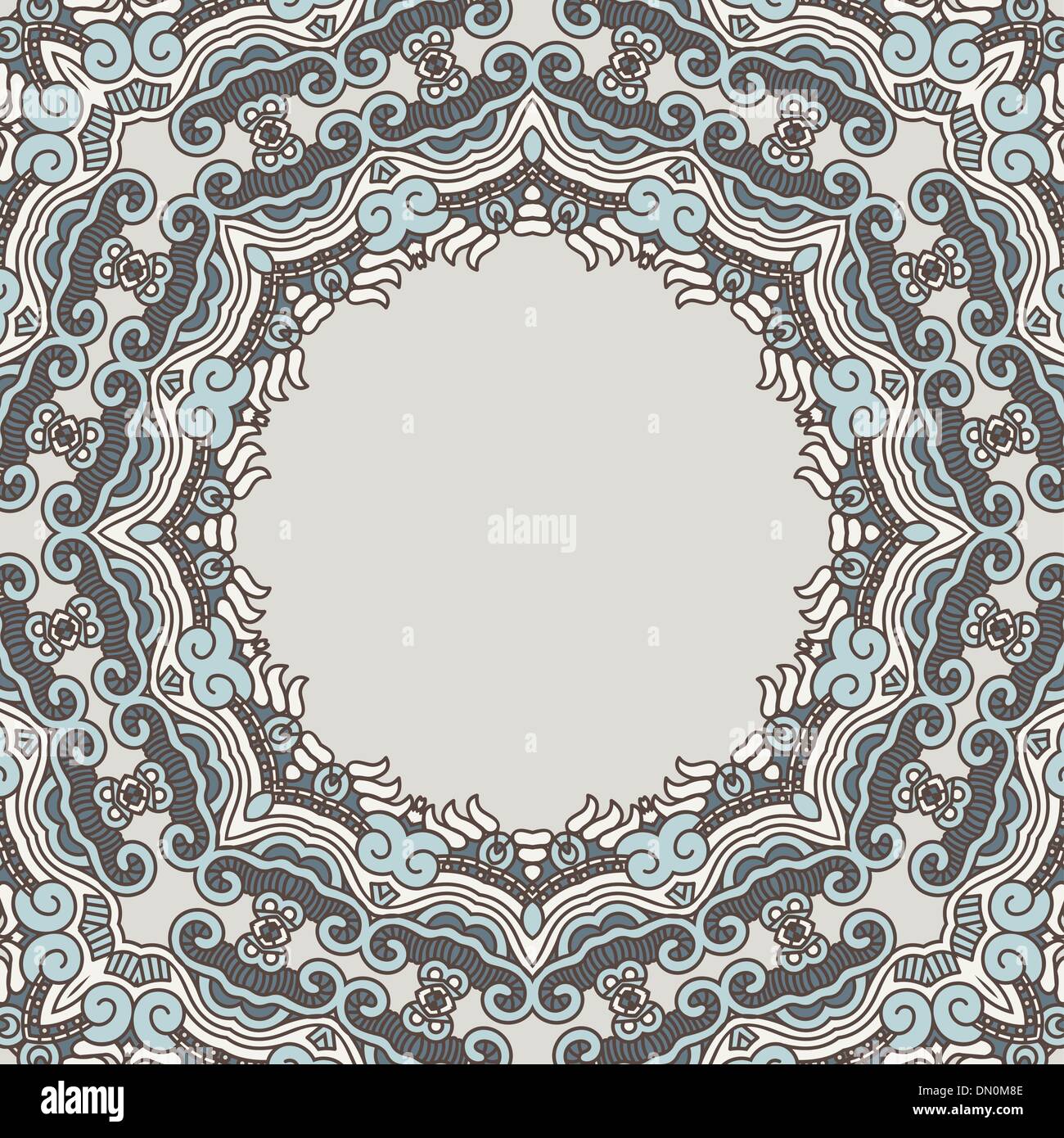 Vector mexican embroidery round pattern hi-res stock photography and ...