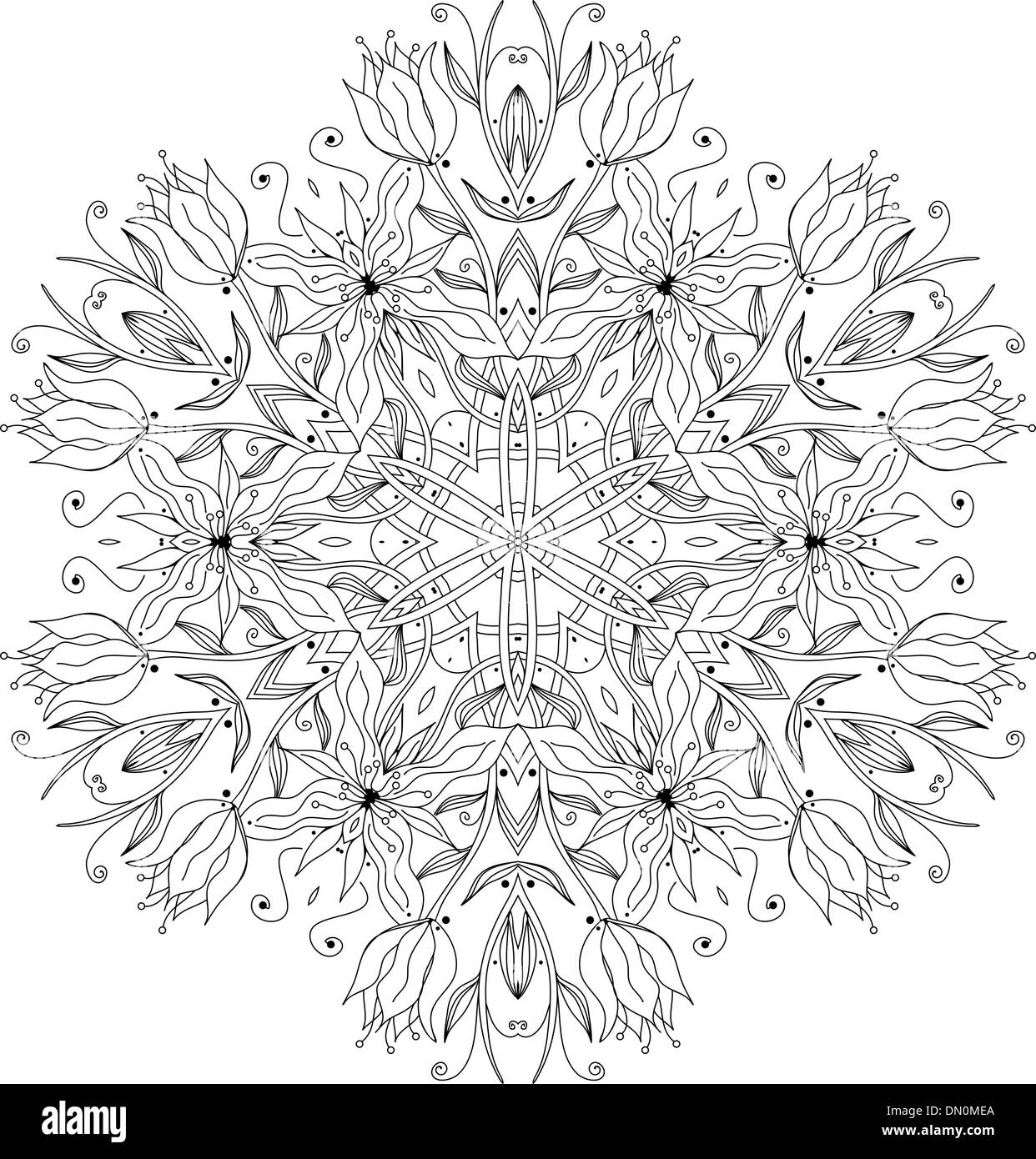 Lace pattern textile Cut Out Stock Images & Pictures - Alamy