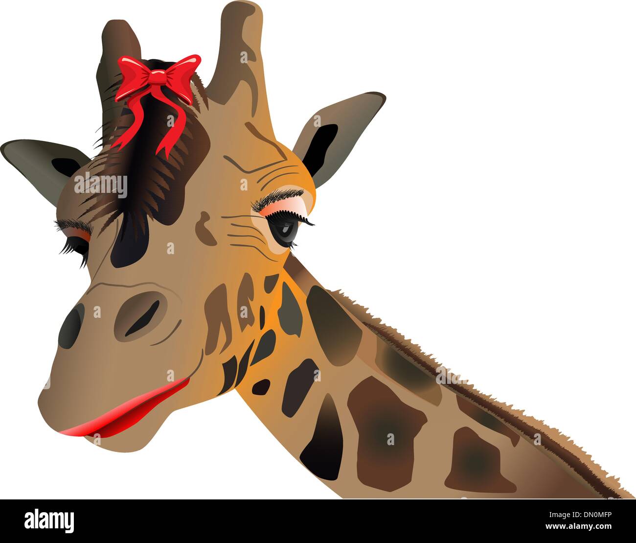 Giraffe lady hi-res stock photography and images - Alamy