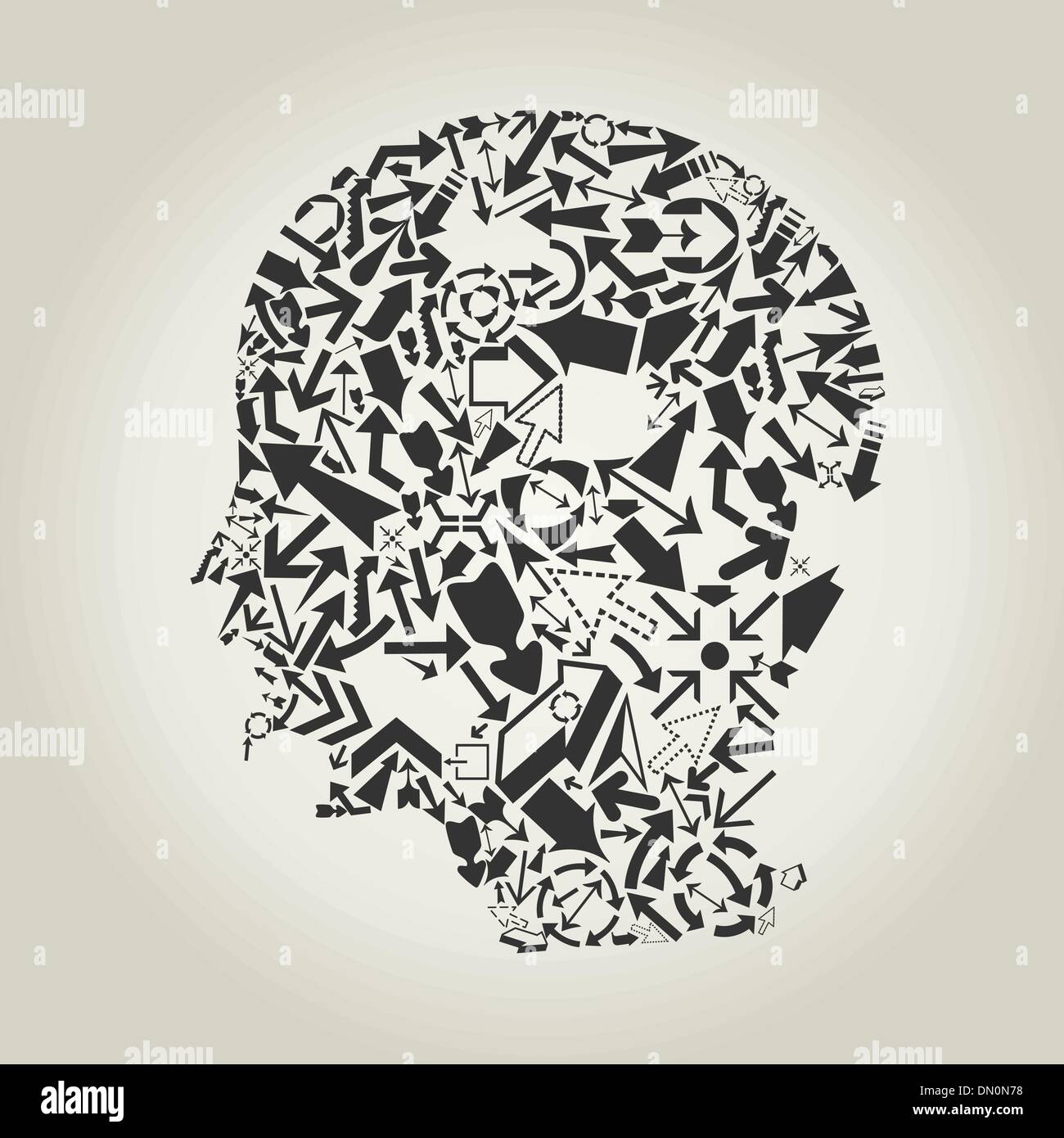 Arrow head vector vectors hi-res stock photography and images - Alamy