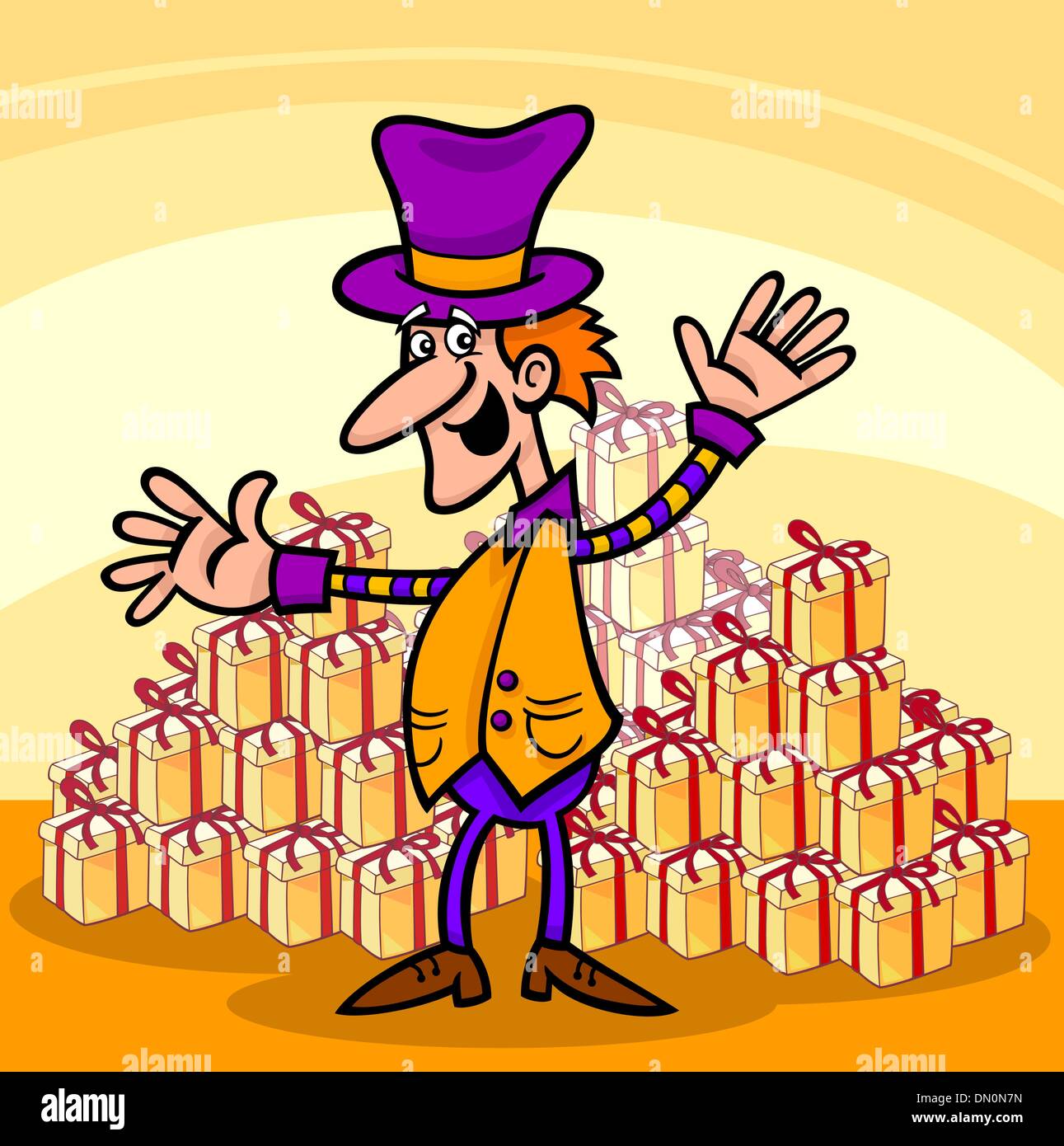 Elf cartoon hi-res stock photography and images - Alamy