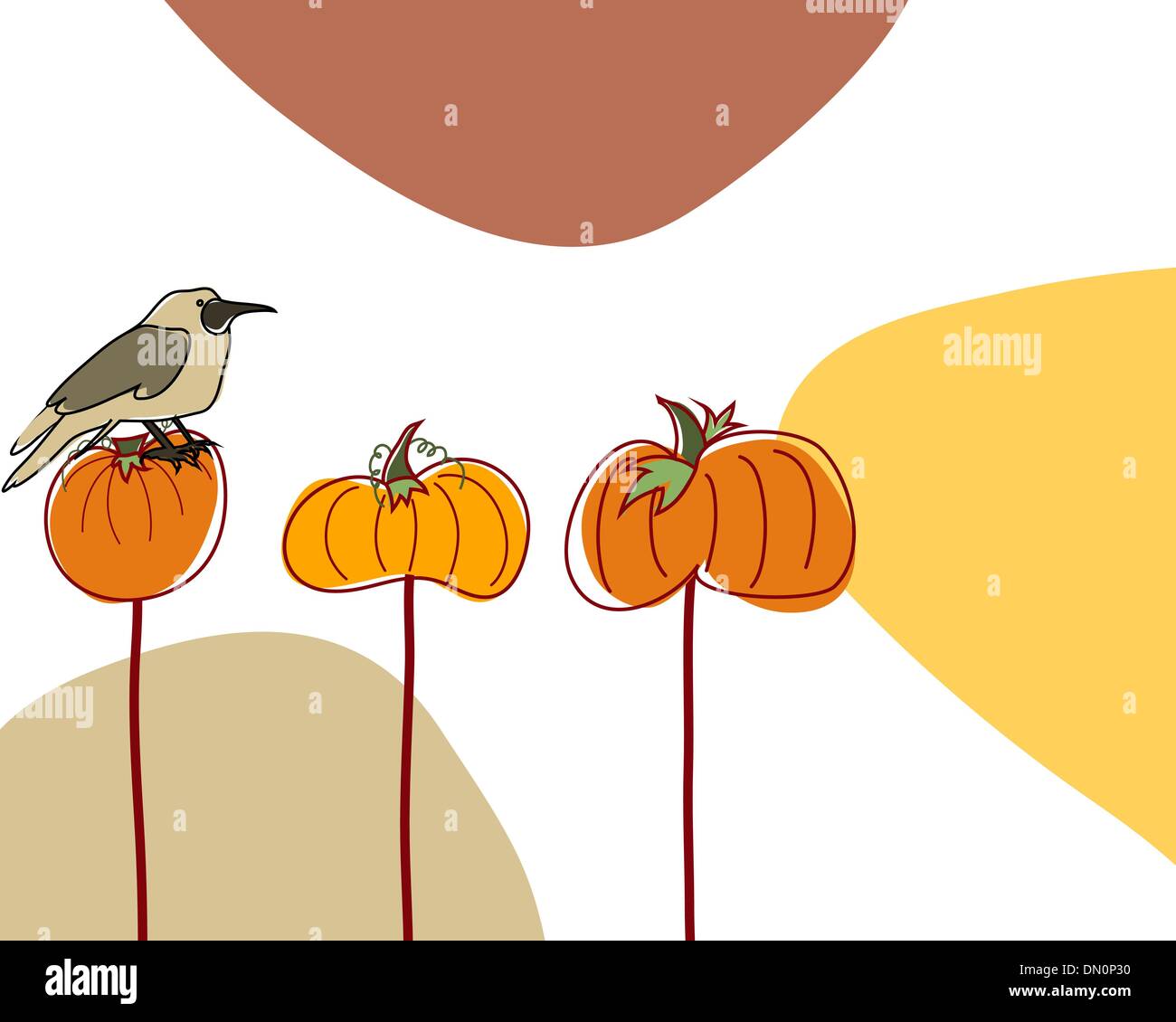 Primitive Crow Clipart