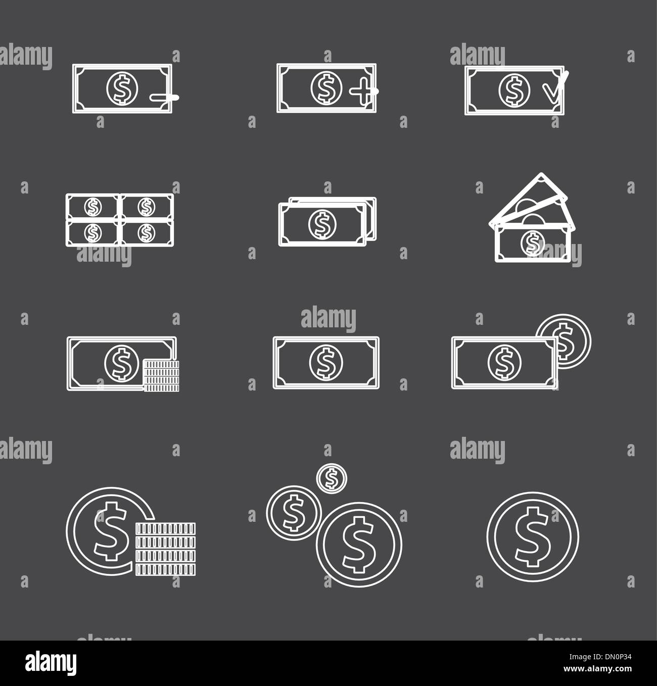 Money finances Stock Vector Images - Alamy