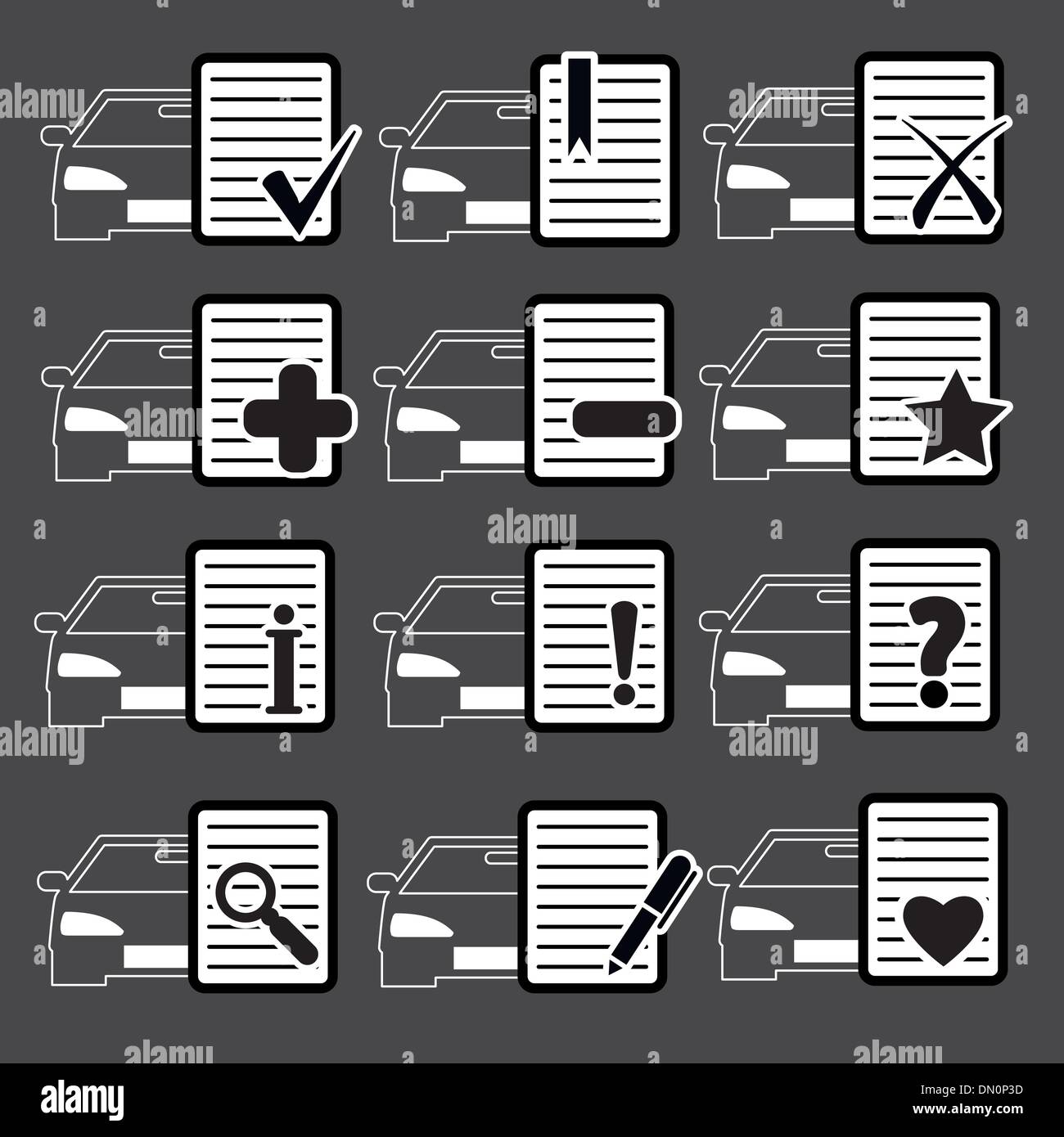 Car web Stock Vector Images - Alamy