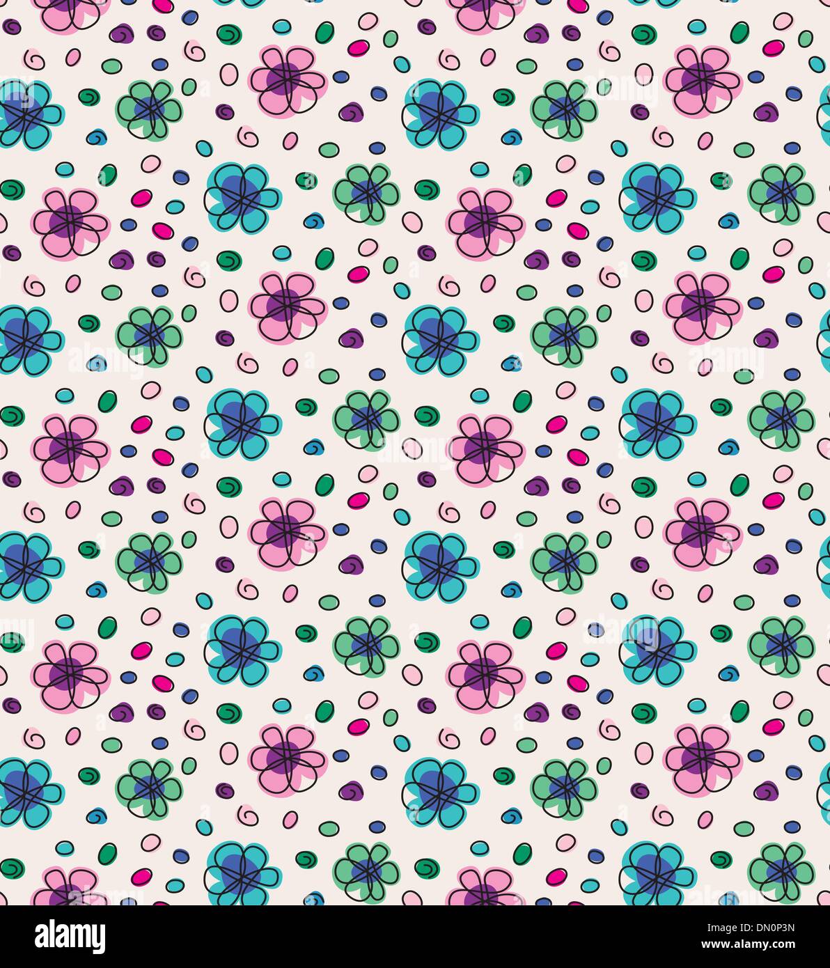 Funny flowers Stock Vector Images - Alamy