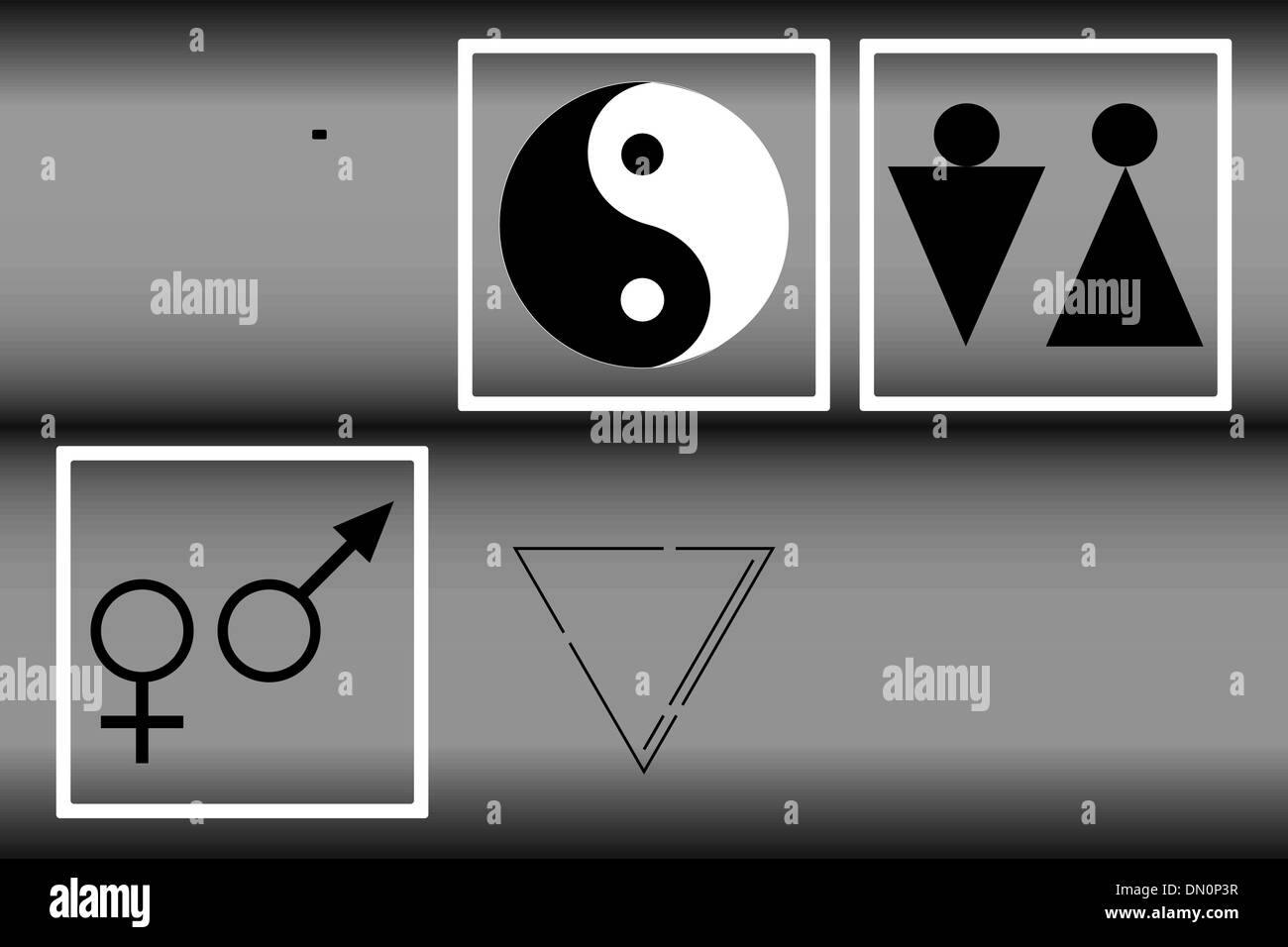 Painting symbols Black and White Stock Photos & Images - Alamy