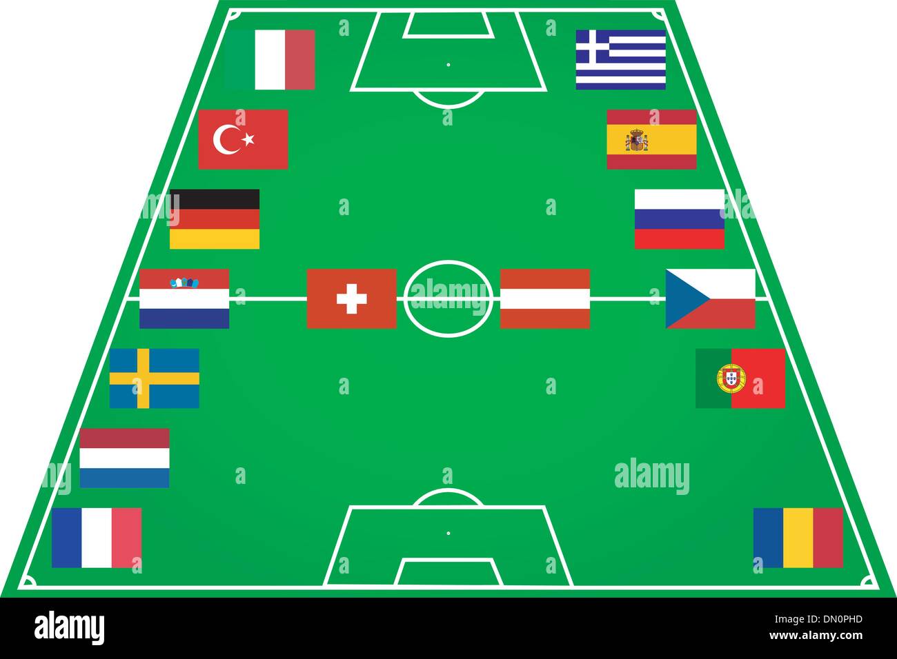 Soccer football ball austria Stock Vector Images - Alamy