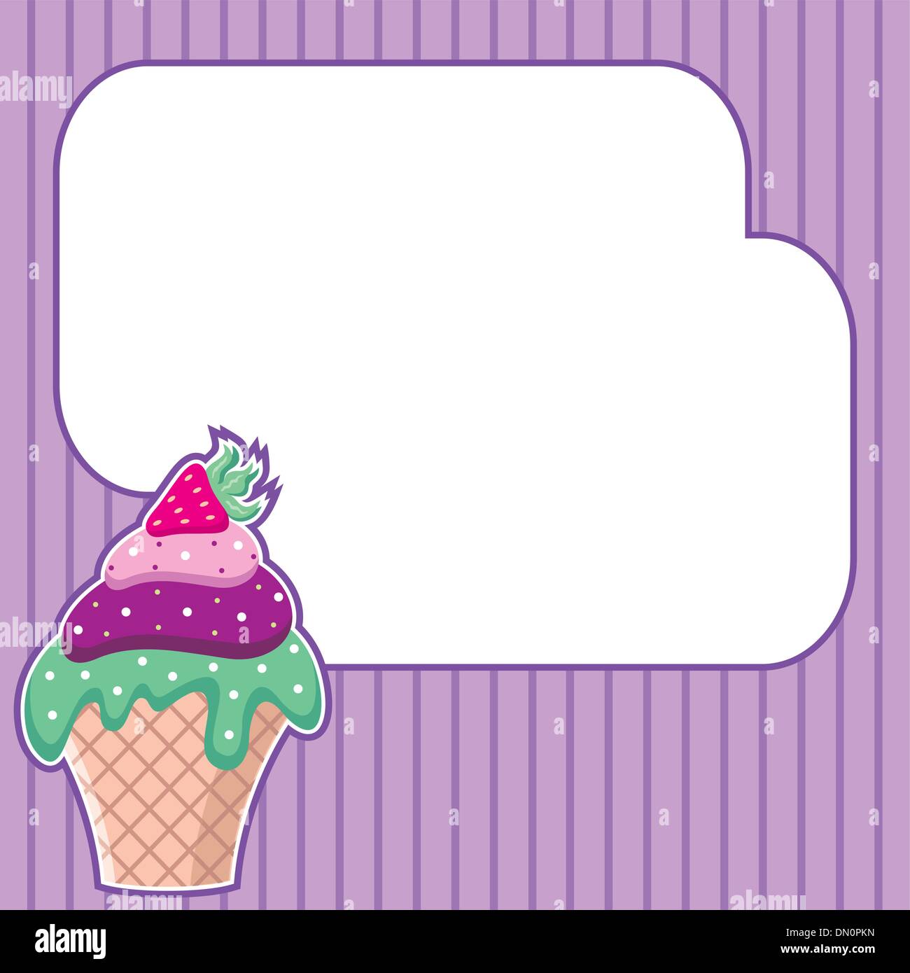 Illustration cloud frame paper Stock Vector Images - Alamy