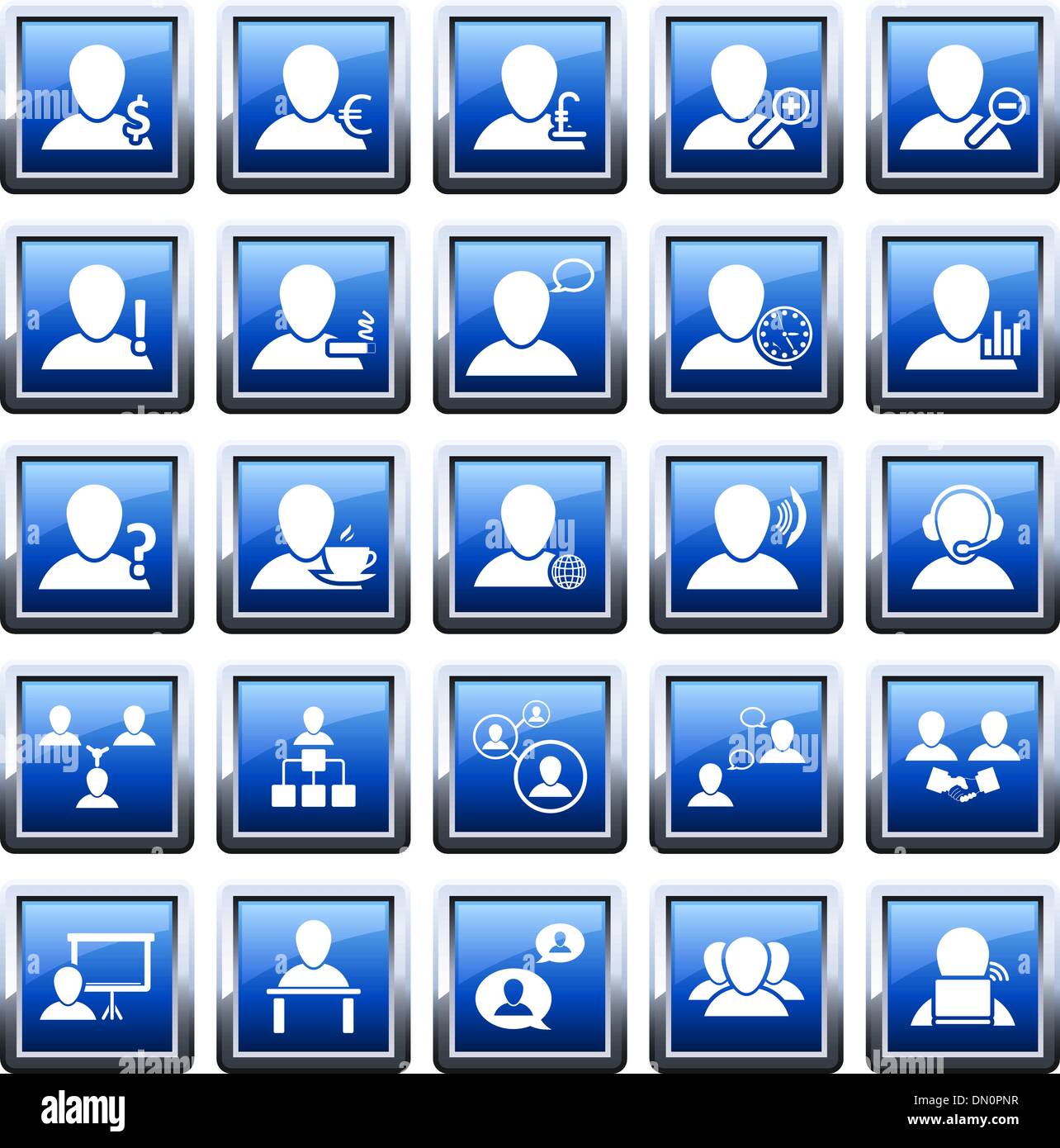 People icon set Stock Vector Image & Art - Alamy