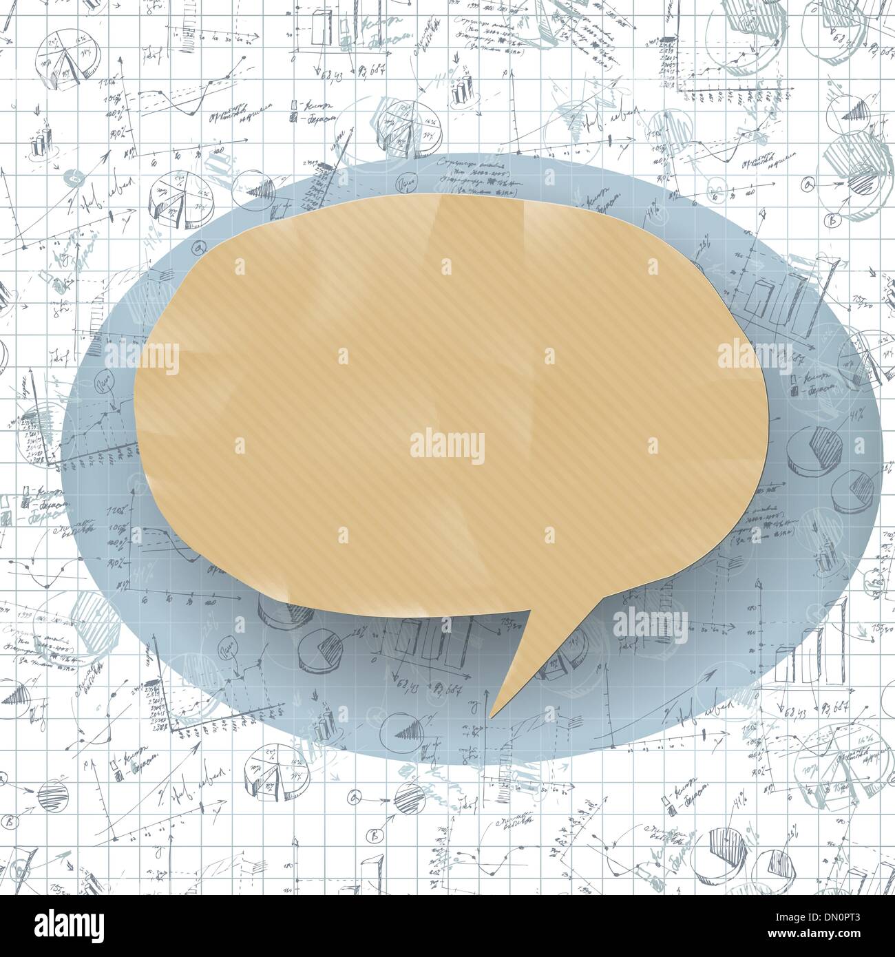 Abstract business background with hand drawn charts and graphs Stock ...