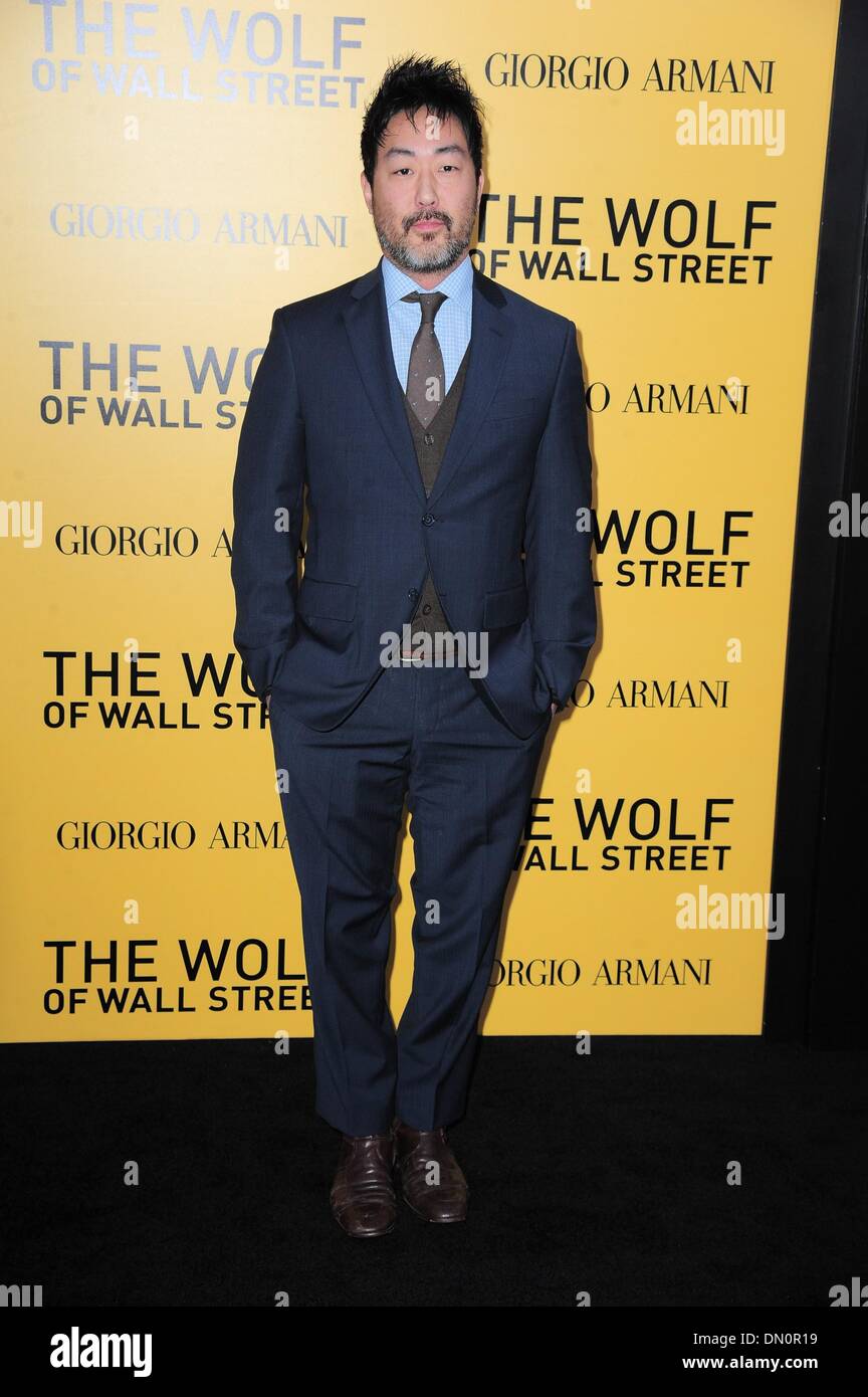 New York, USA. 17th Dec, 2013. Kenneth Choi at arrivals for THE WOLF OF ...