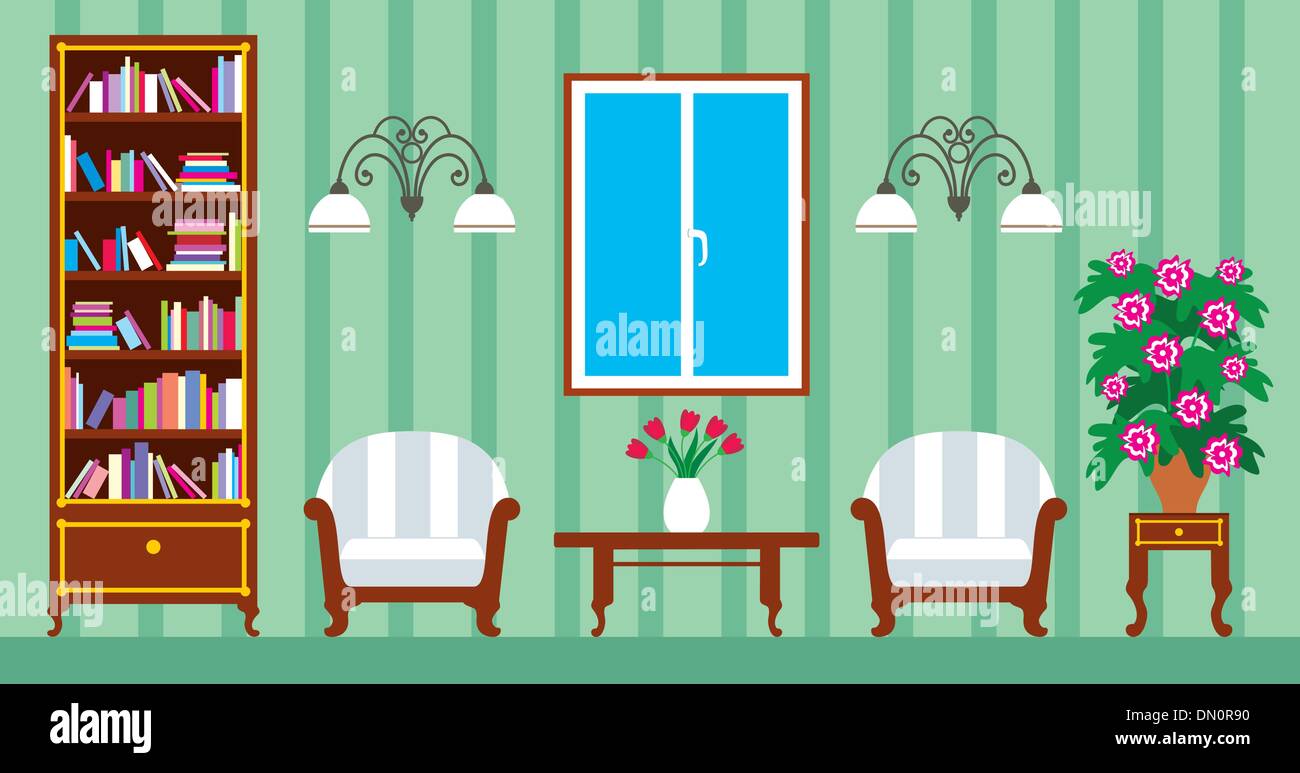 Horizontal living Stock Vector Images - Alamy