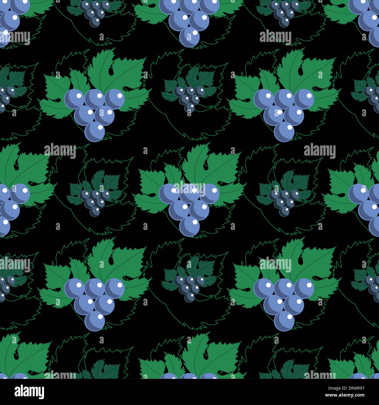 Grapes pattern hi-res stock photography and images - Alamy