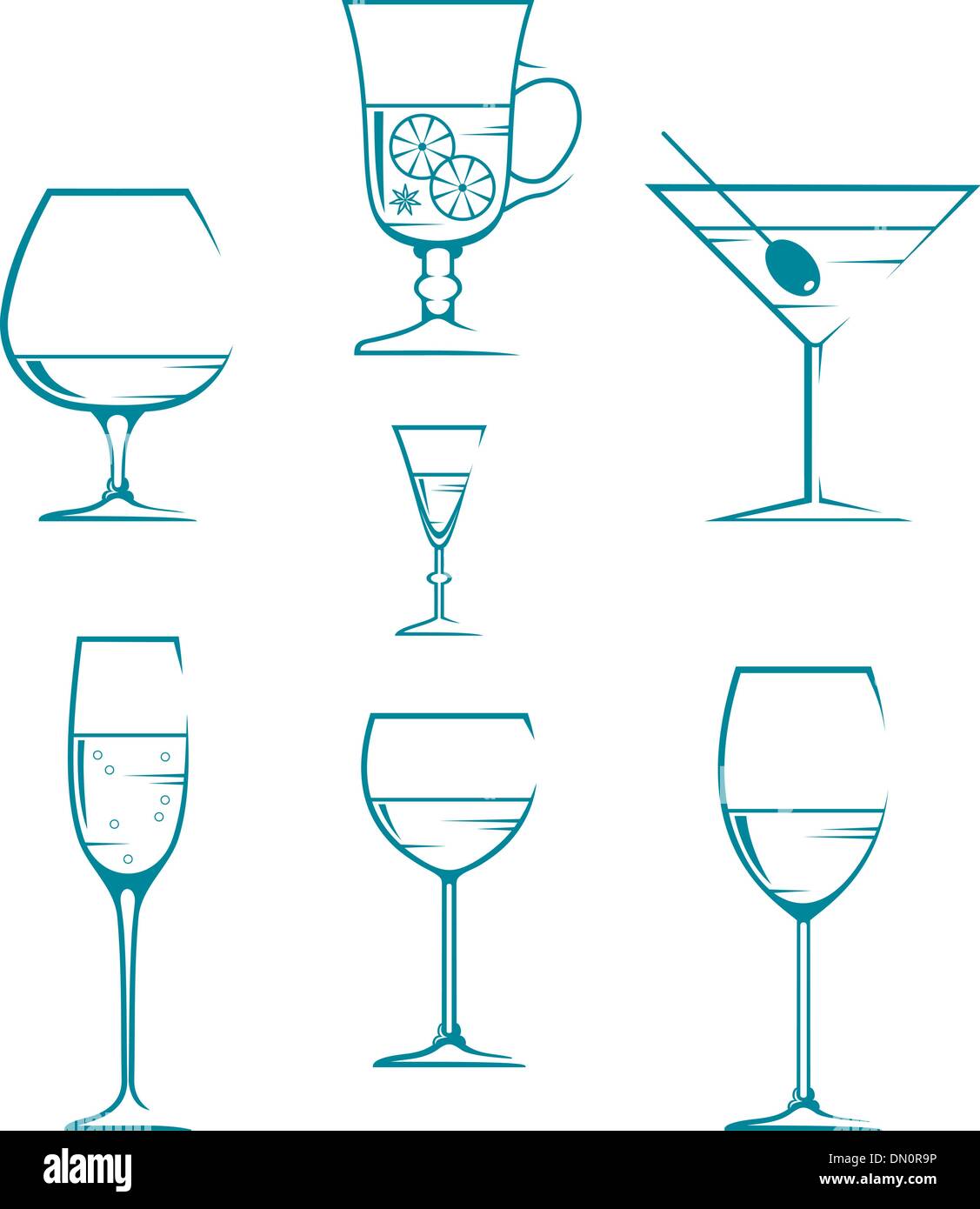 Alcohol label symbols hi-res stock photography and images - Alamy