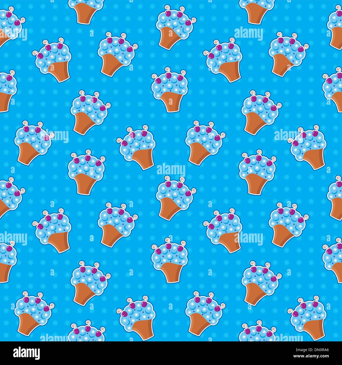 Cupcake pattern Stock Vector Images - Alamy