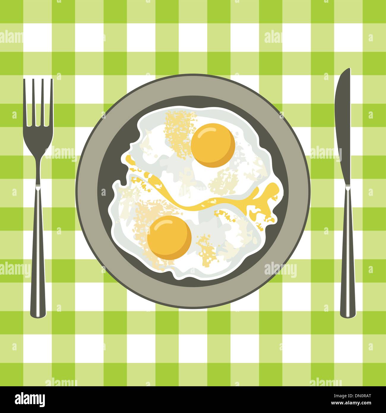 Plate full of food Stock Vector Images - Alamy