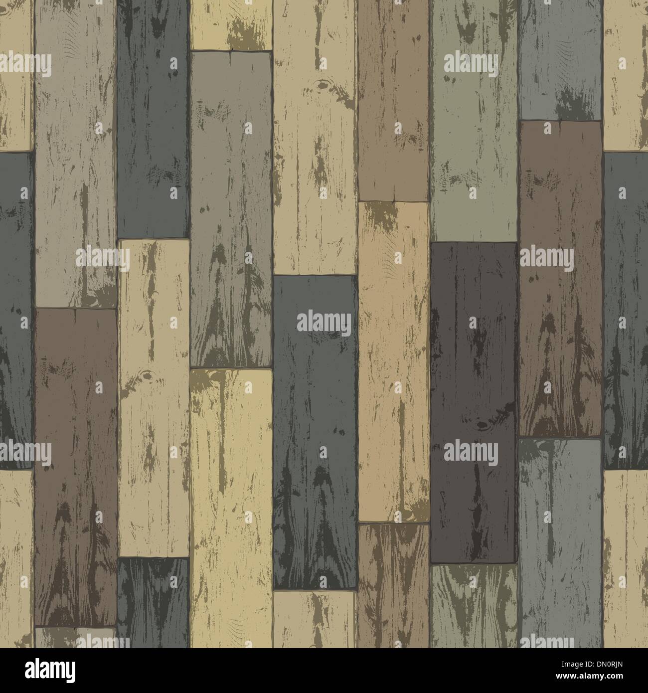 Wooden multi-color planks. Seamless pattern, vector illustration Stock ...