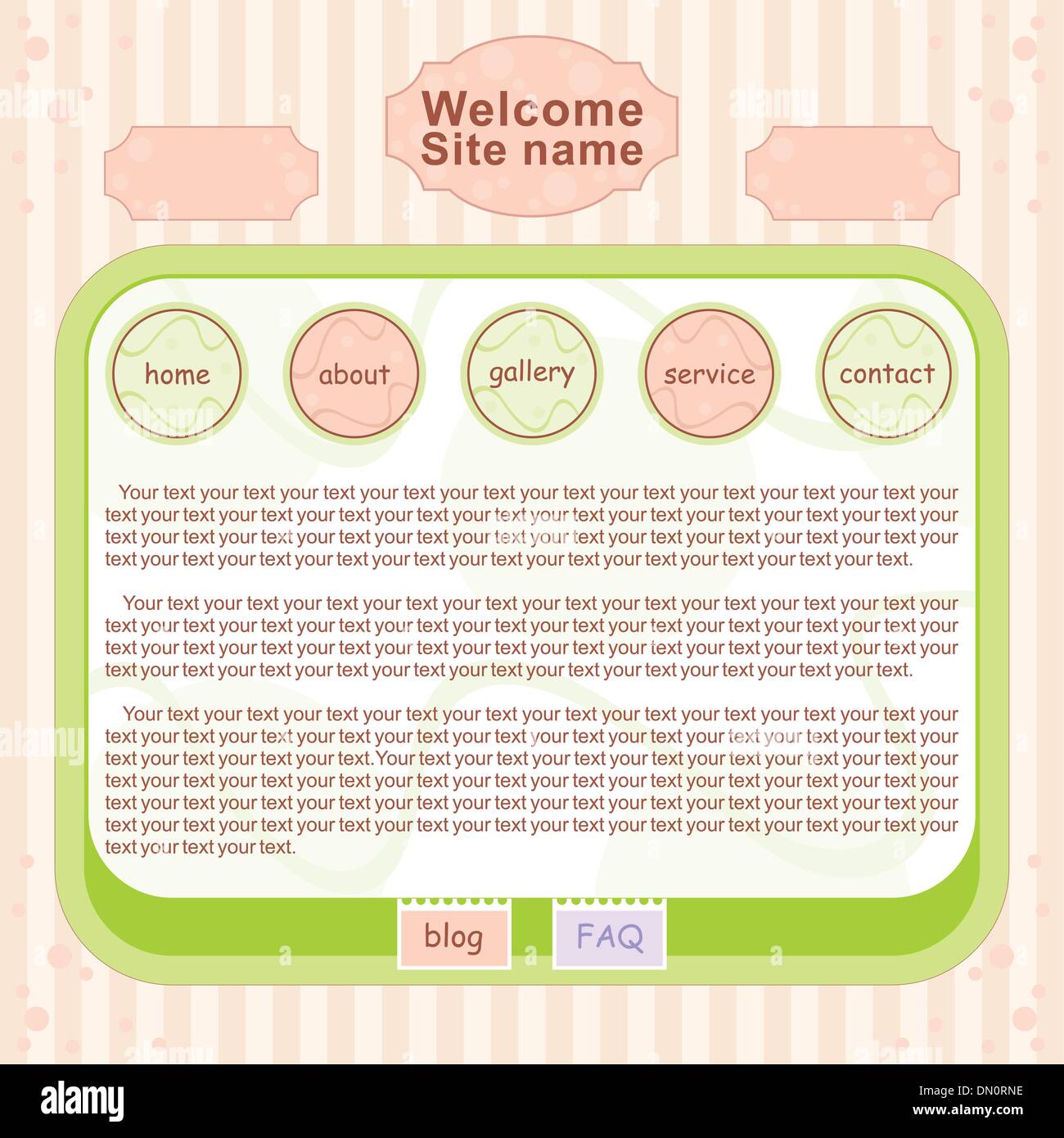 Design site Stock Vector Images - Alamy