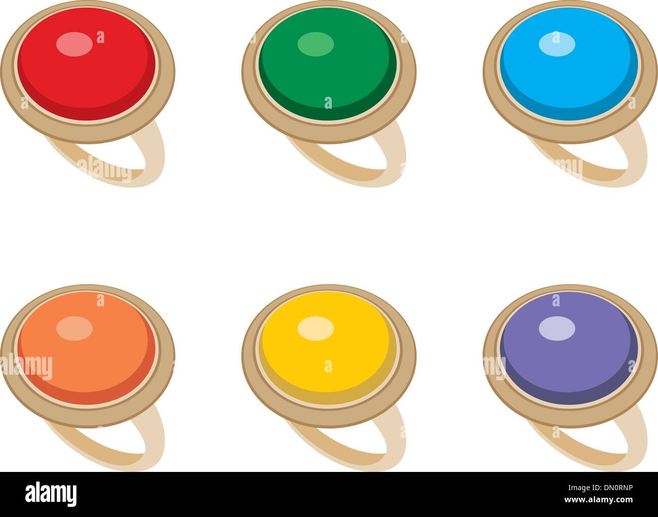 Set Of Rings High Resolution Stock Photography and Images - Alamy