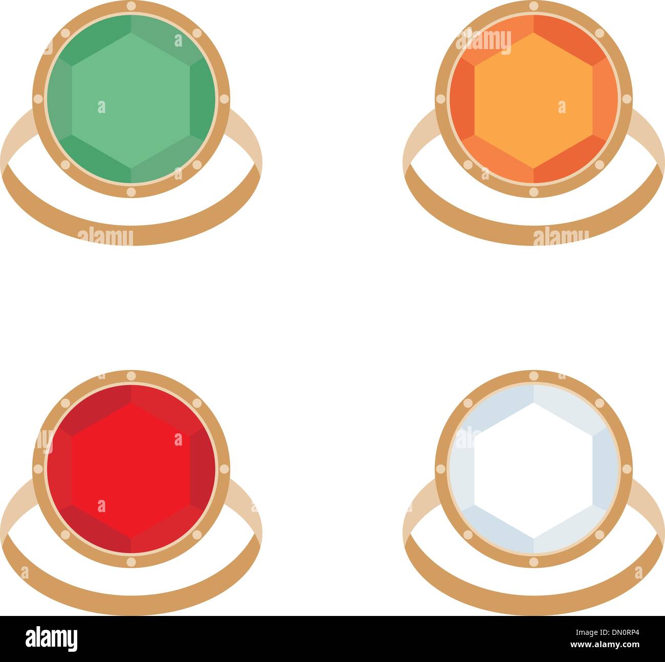 Garnet ring Cut Out Stock Images & Pictures - Alamy