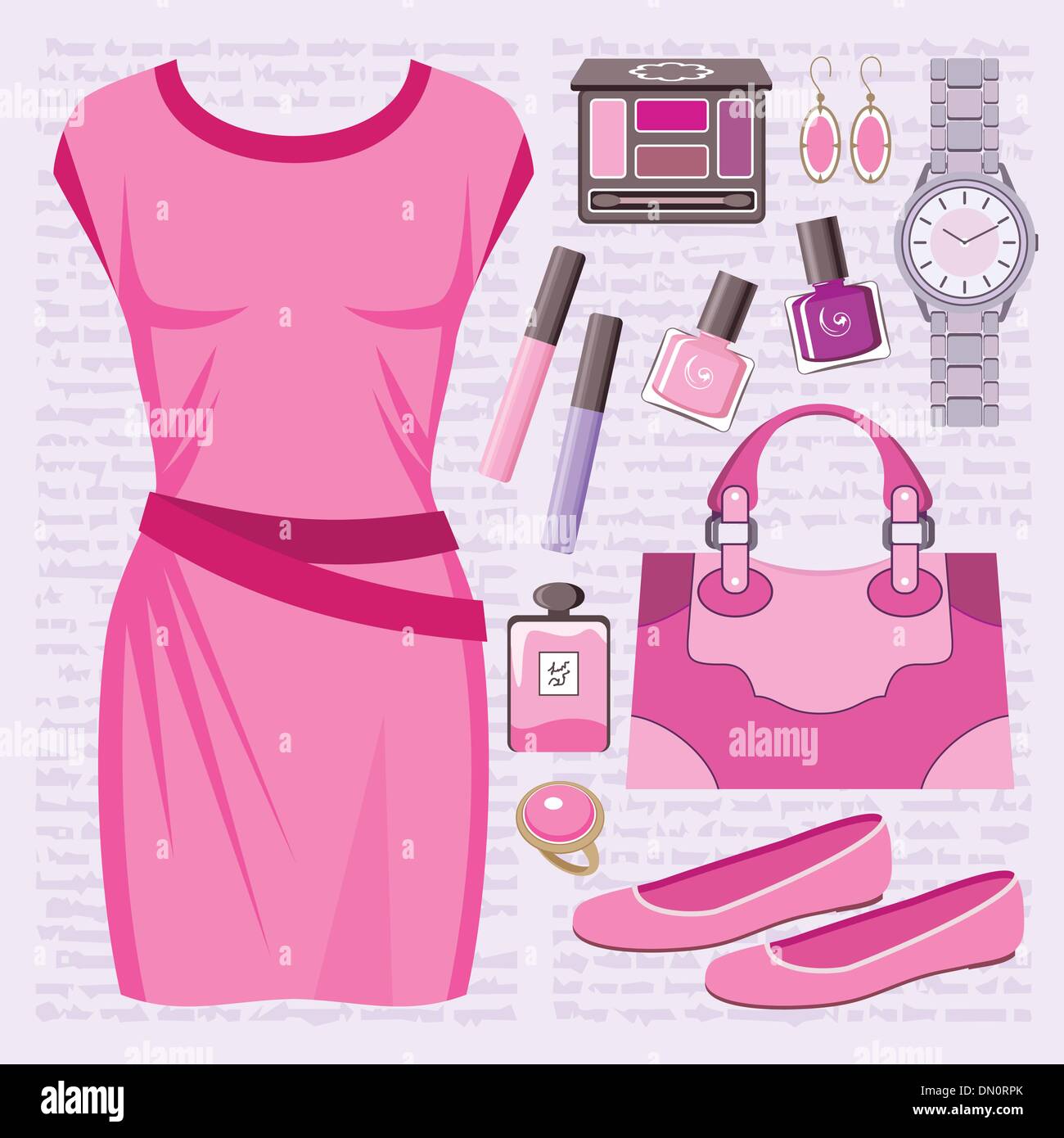 Casual clothes dress Stock Vector Images - Alamy