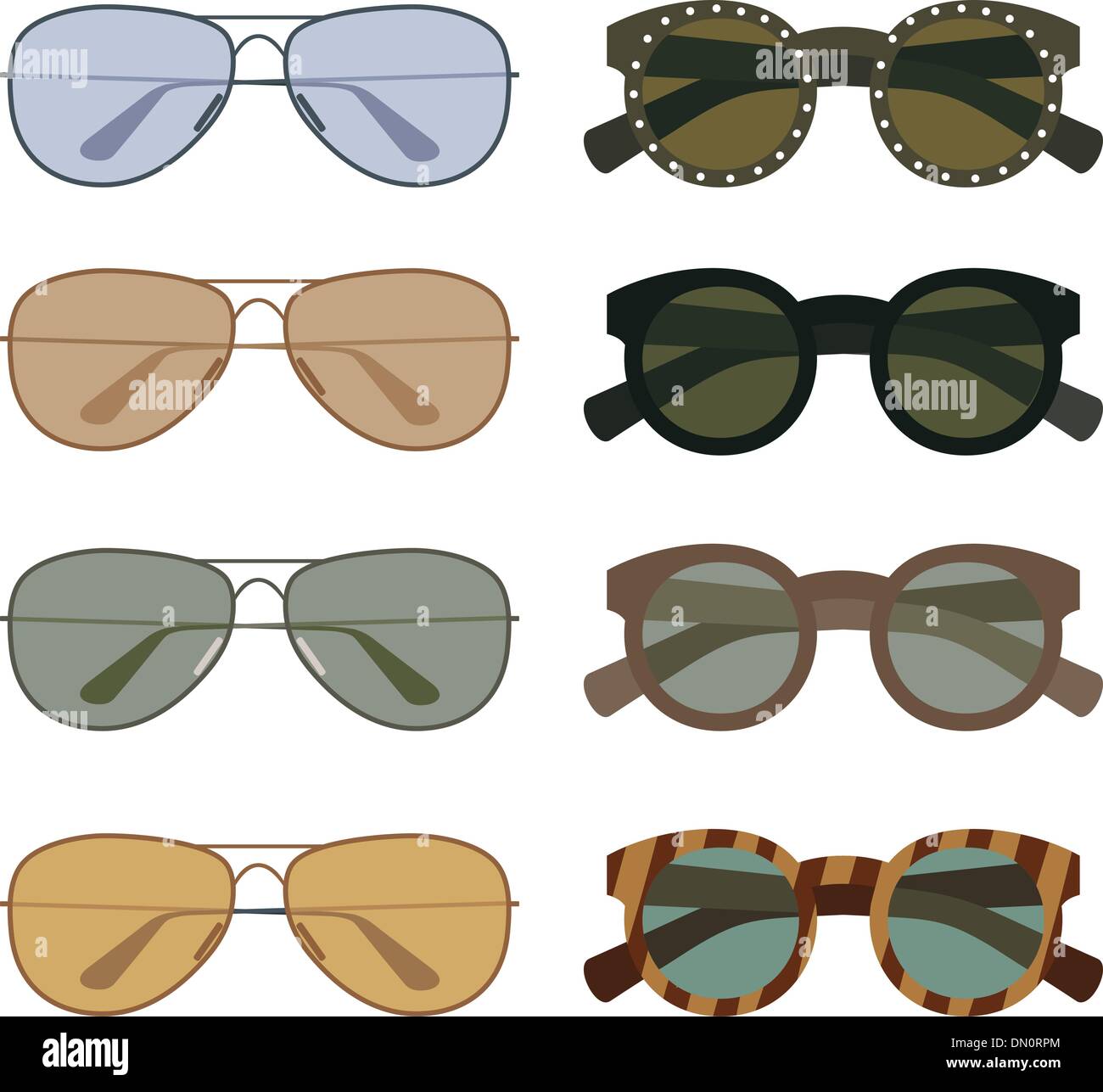 Sunglasses vectors hi-res stock photography and images - Alamy