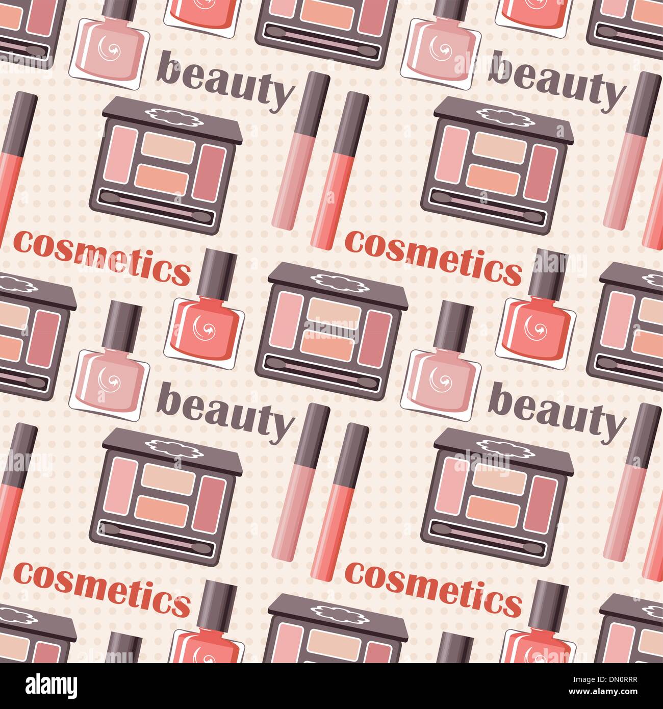 Seamless cosmetics pattern Stock Vector Image & Art - Alamy