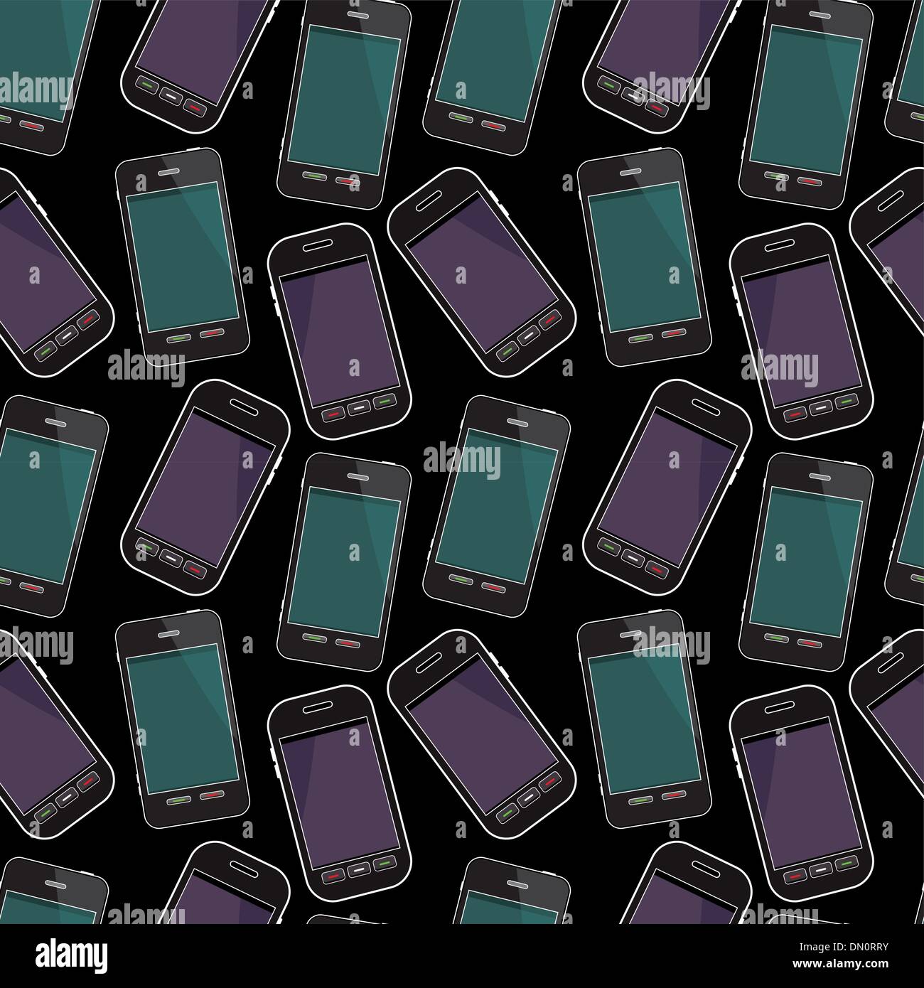 Seamless smartphones pattern Stock Vector Image & Art - Alamy