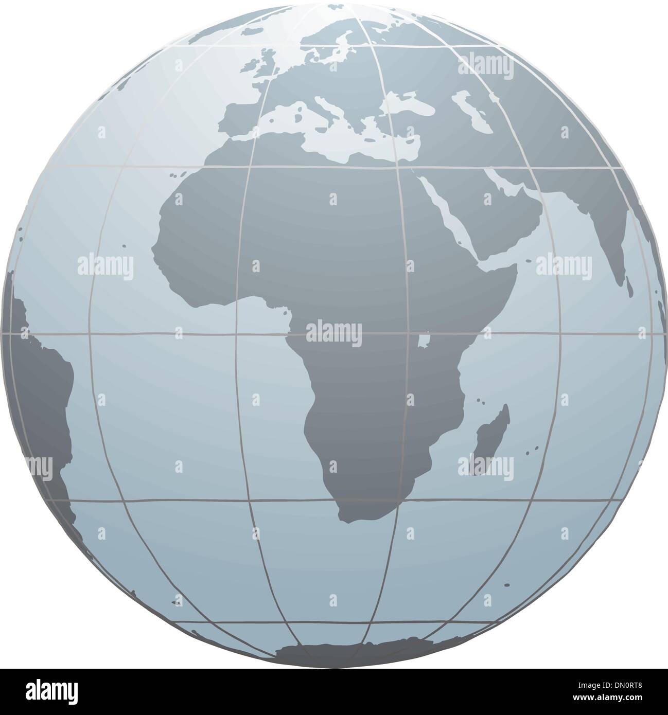 Africa globe Stock Vector Images - Alamy