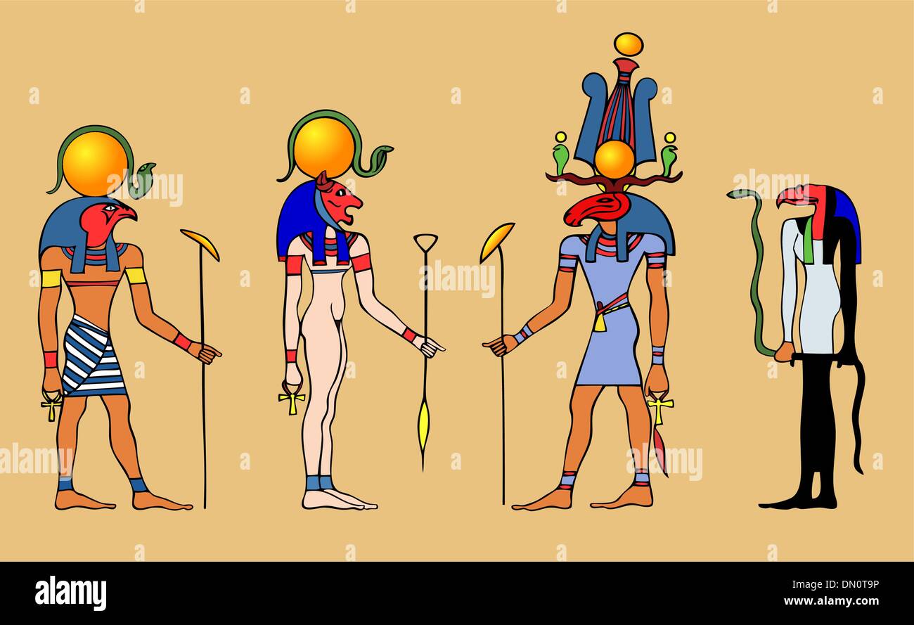 Ancient egyptian snake god hi-res stock photography and images - Alamy