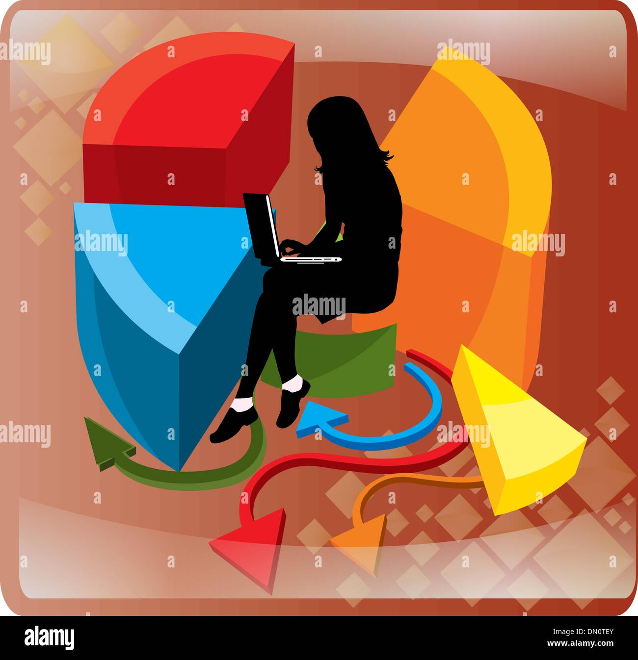 Data center investment Stock Vector Images - Alamy