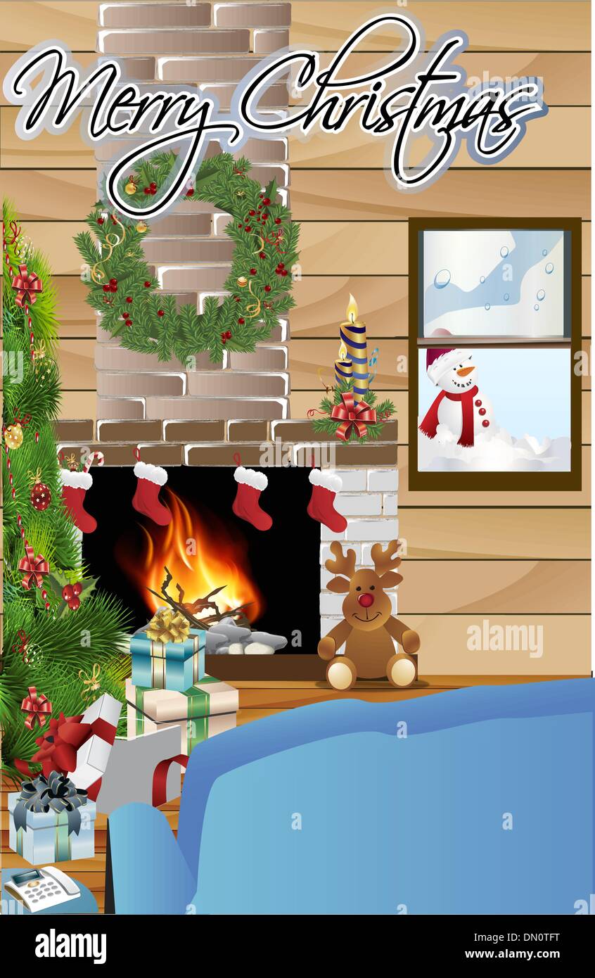 christmas poster clip art Stock Vector Image & Art - Alamy