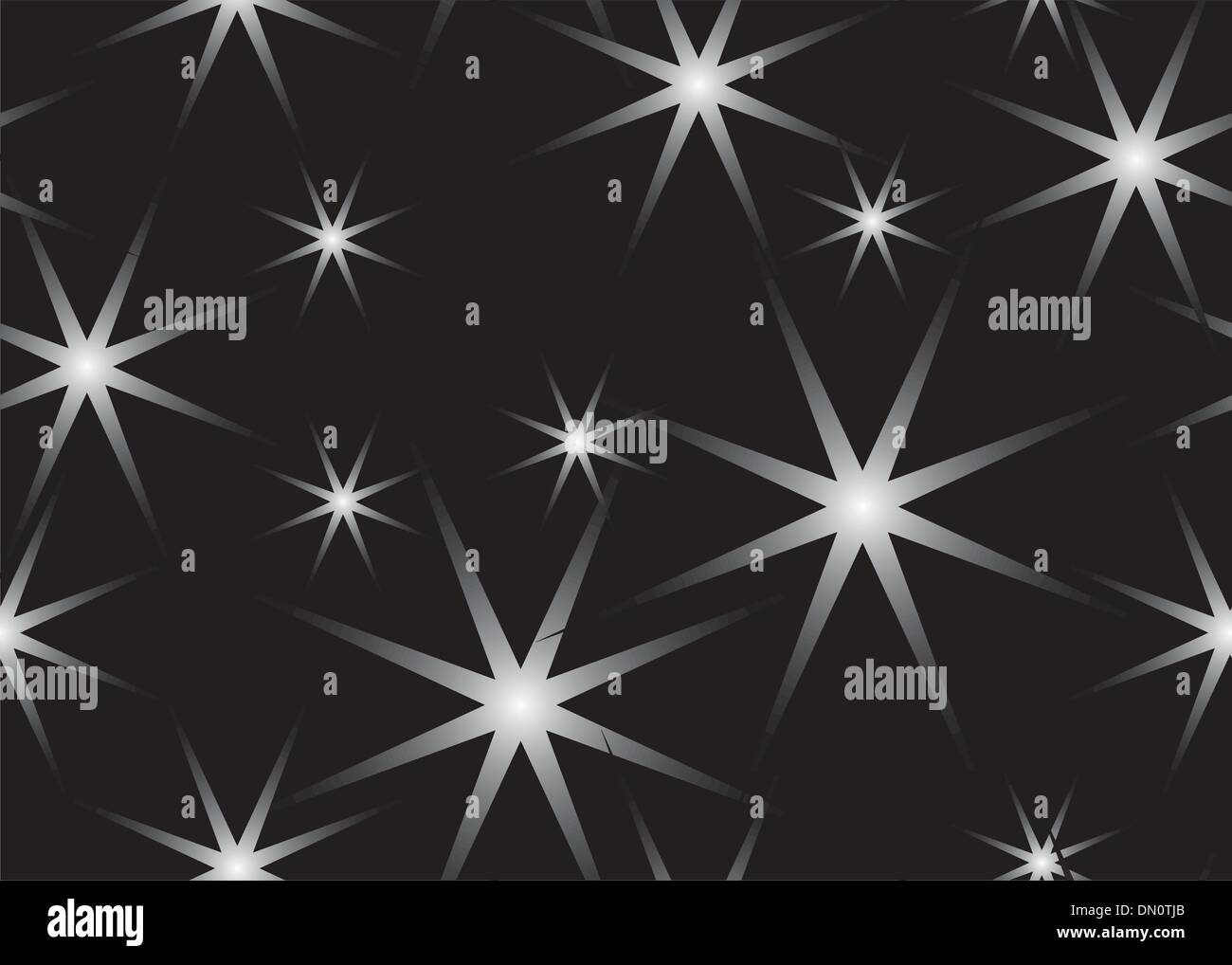 vector black seamless texture with stars Stock Vector Image & Art - Alamy