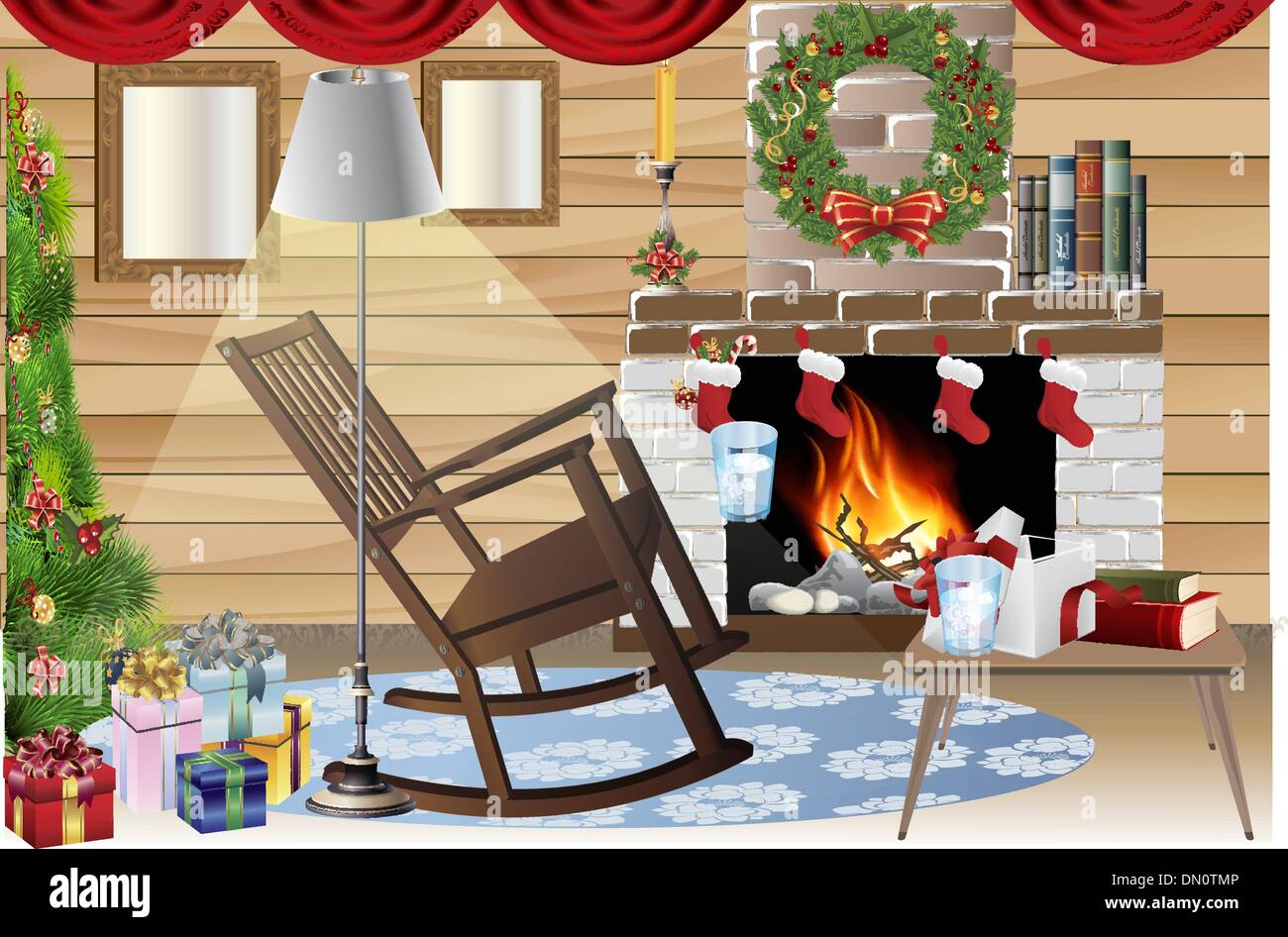 christmas season clip art Stock Vector Image & Art - Alamy