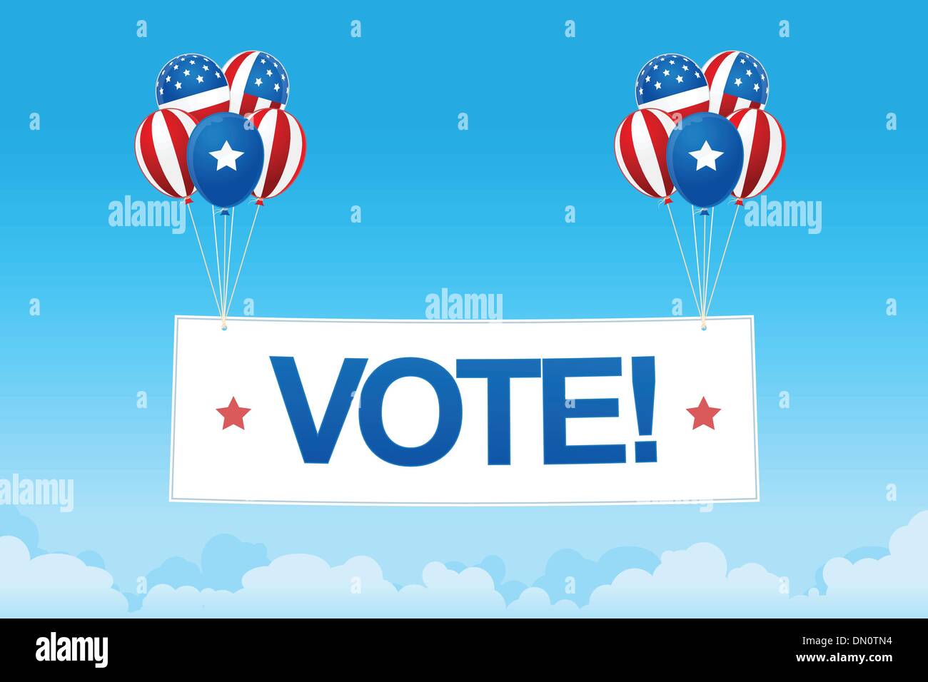 Presidential campaign advertisement Stock Vector Images - Alamy