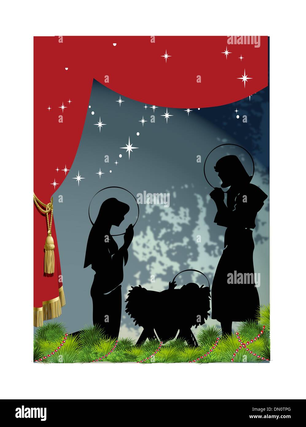 nativity scene vector Stock Vector Image & Art - Alamy