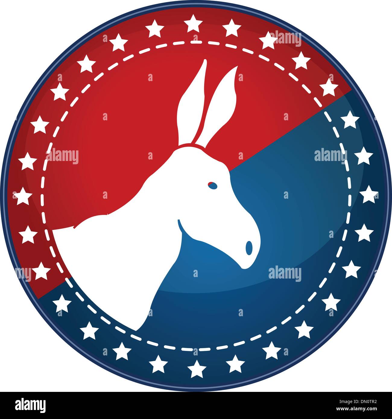 the american democratic partys animal sign Stock Vector Image & Art - Alamy