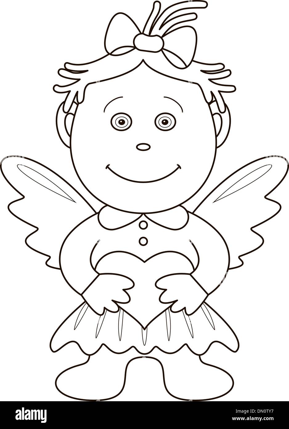Monochrome angel Cut Out Stock Images & Pictures - Alamy