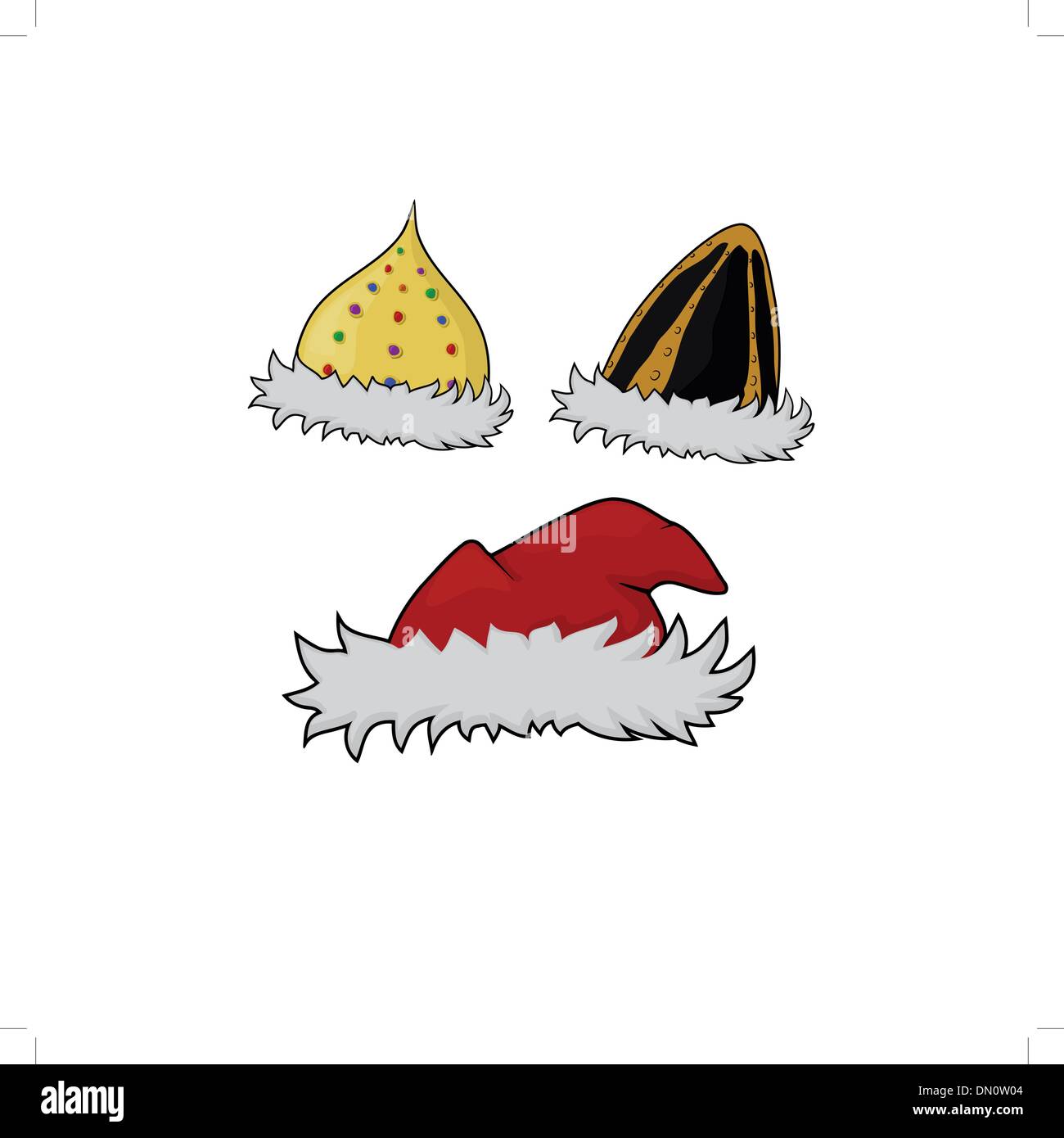 Set color images black Cut Out Stock Images & Pictures - Alamy