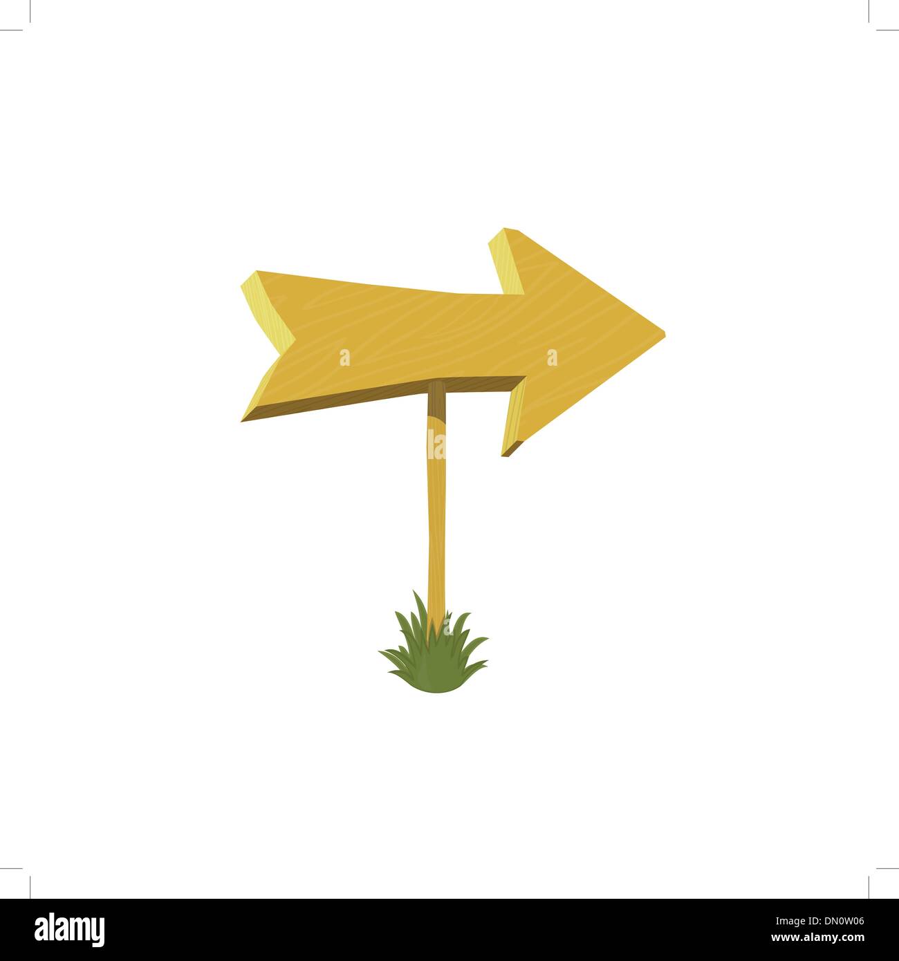 Vector wooden arrow Stock Vector Image & Art - Alamy