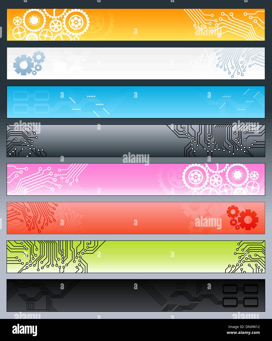 Board circuitry Stock Vector Images - Alamy