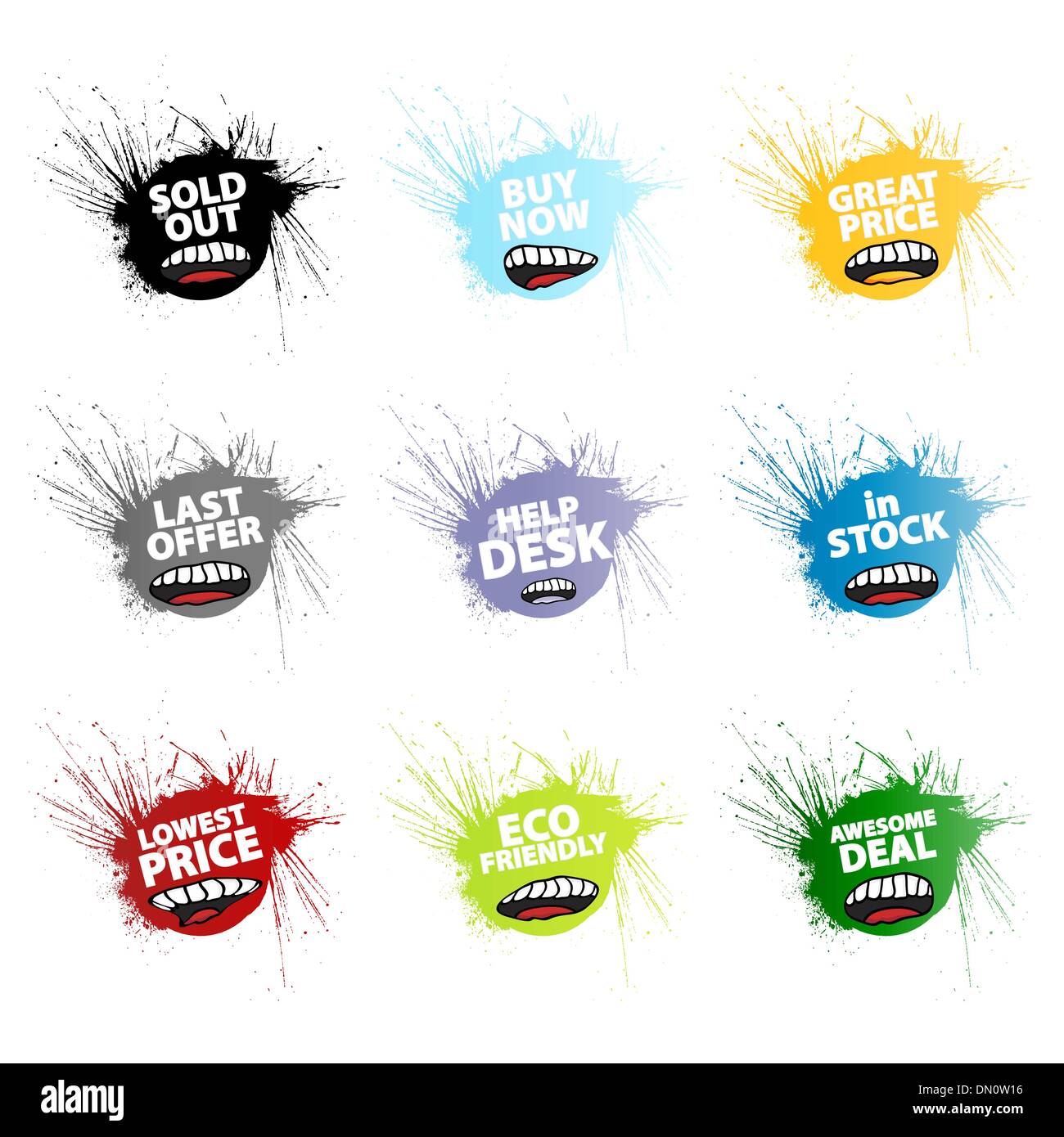 Funny business illustration Stock Vector Images - Alamy