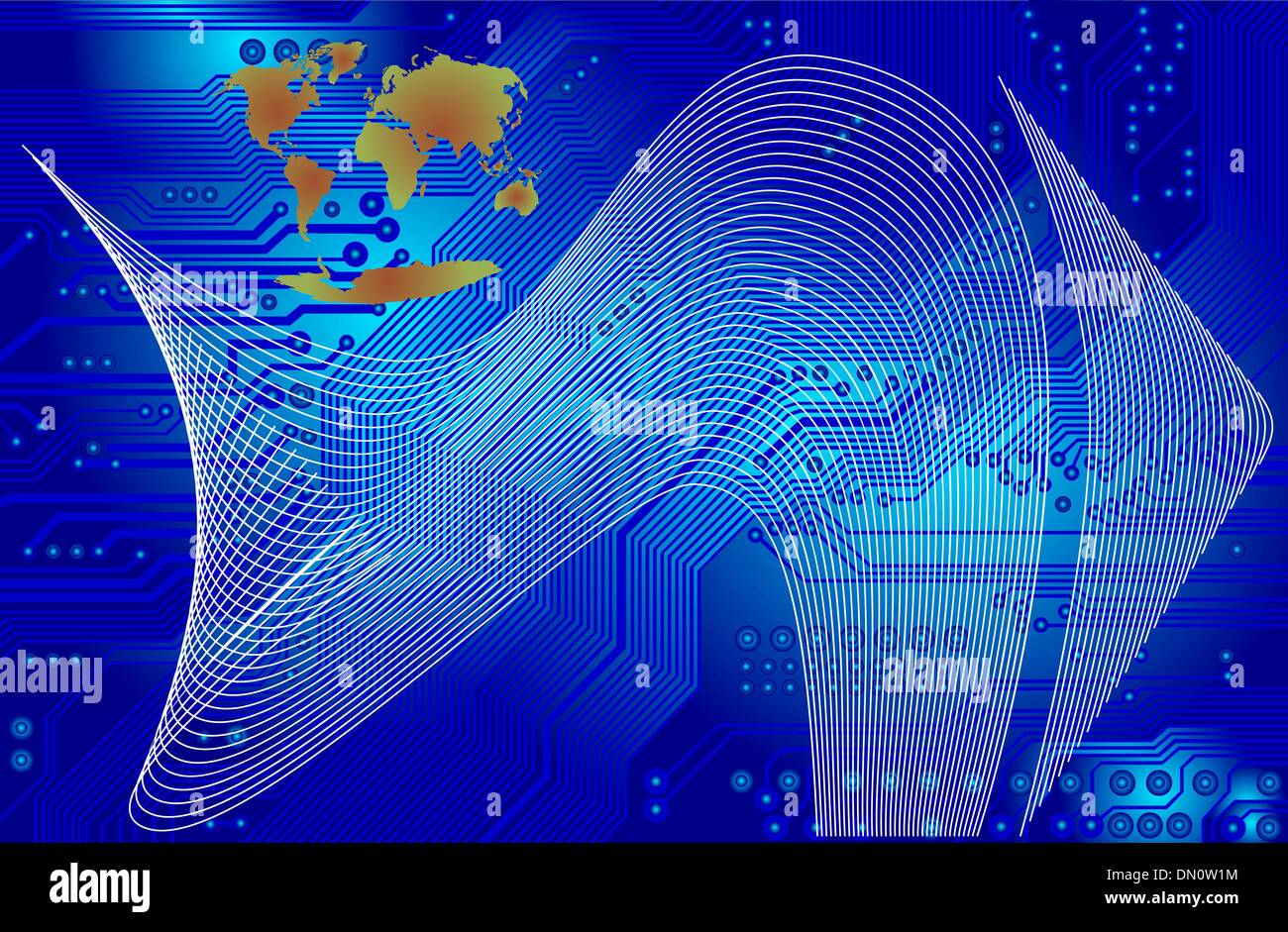 Global connectivity Stock Vector Images - Alamy