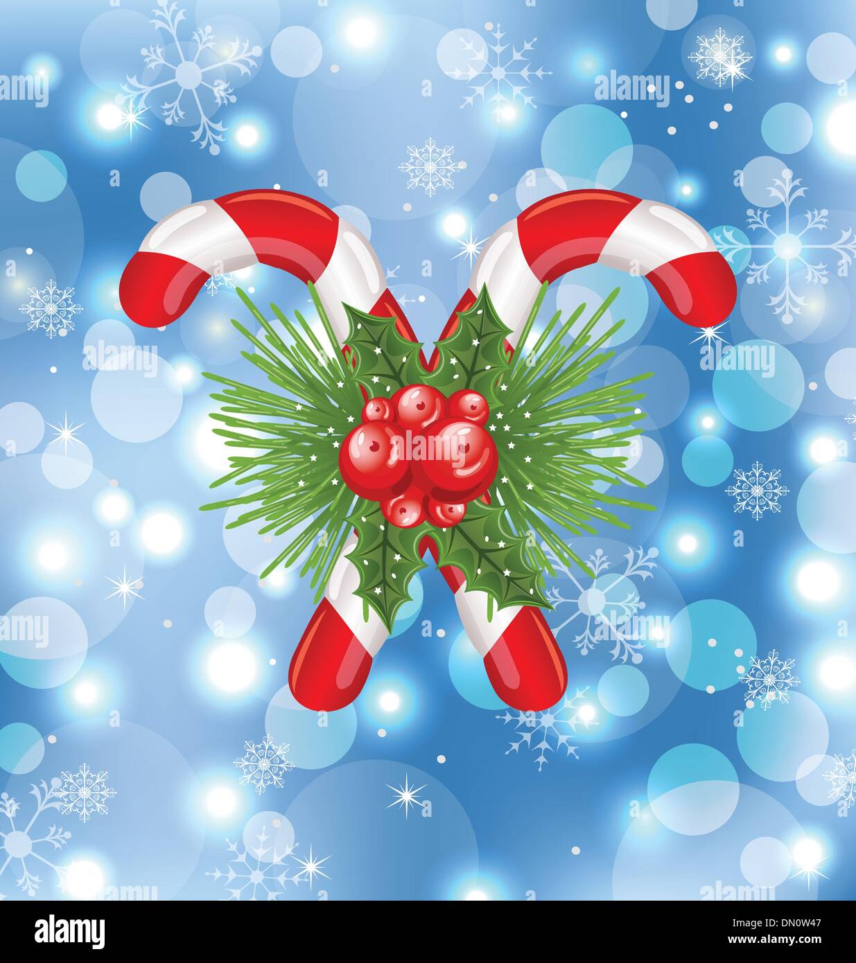 Holly stick Stock Vector Images - Alamy